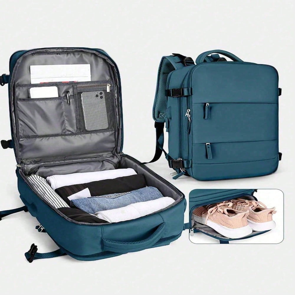 LOVEVER Multi-layer Large Travel Backpack 15.6 Inch Laptop Business ...