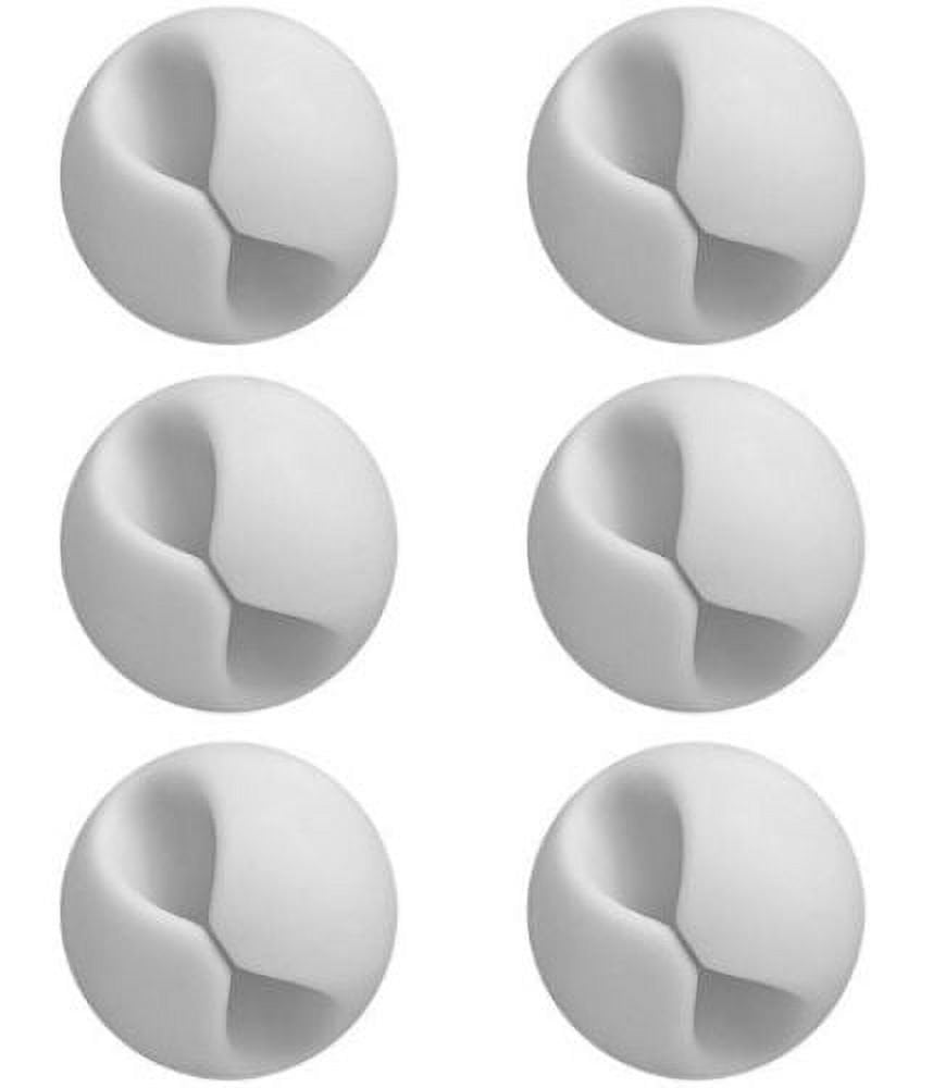 LOVEVER (Pack of 6) Cable Clips Cord Keeper Cord Management System with ...