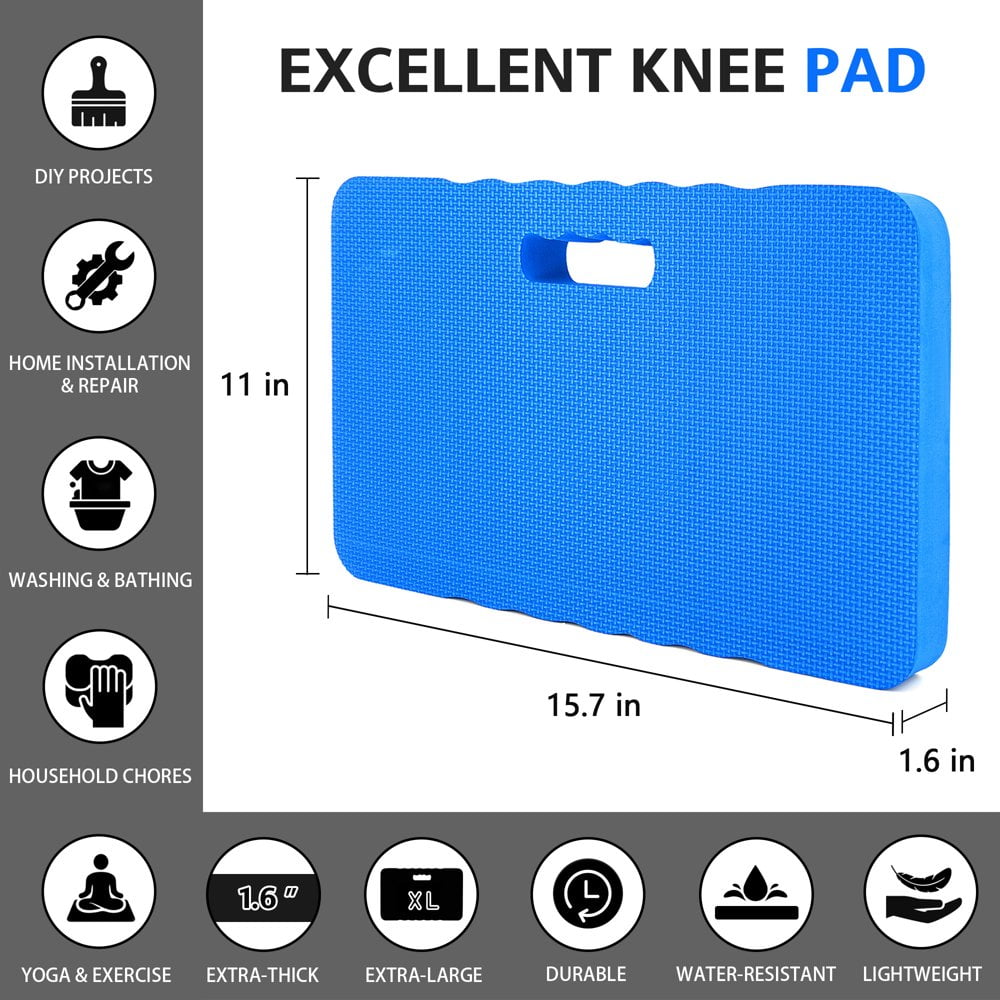 LOVEVER Premium Thick Kneeling Pad Large Size Protection Foam Mat ...