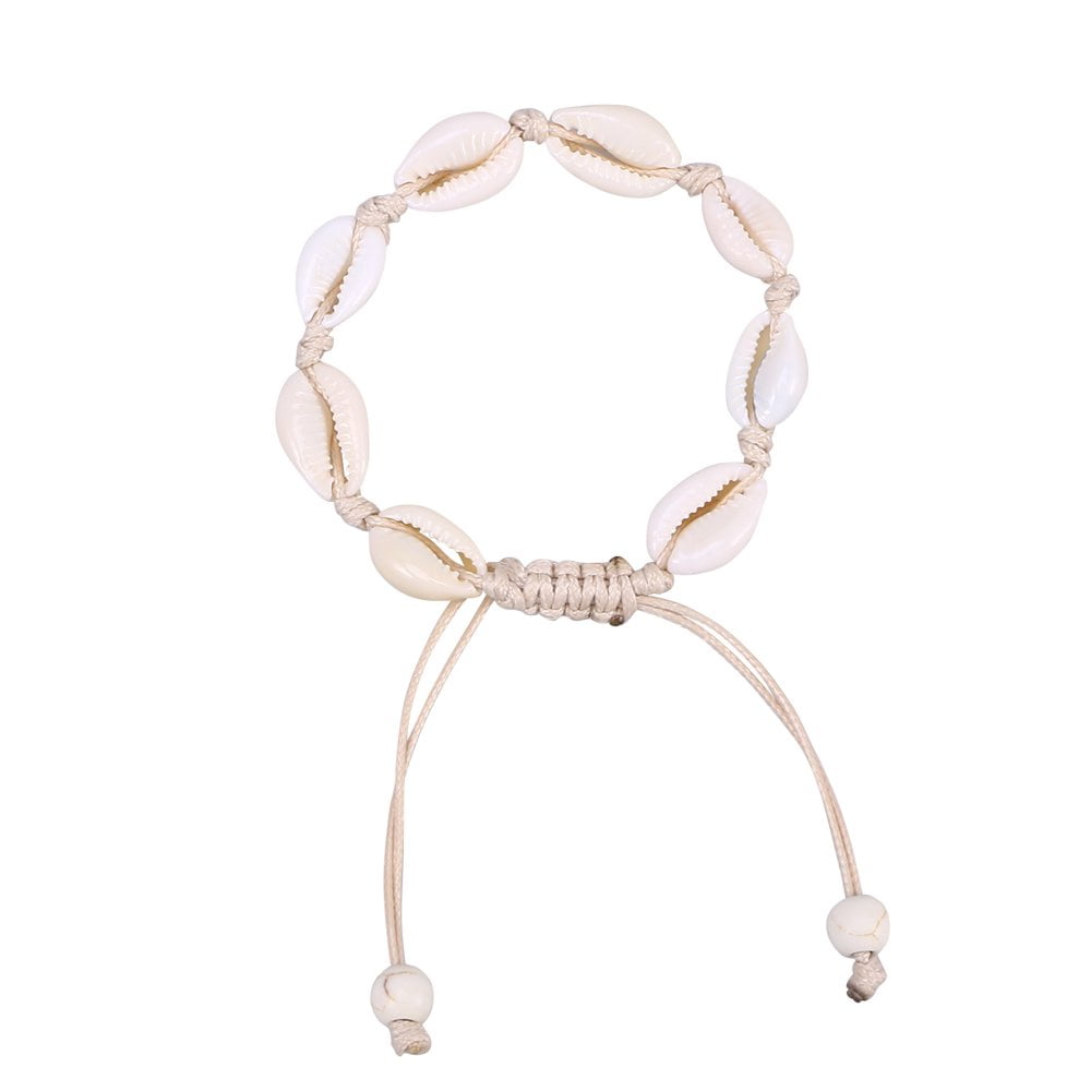LOVEVER Shell Bracelet Bracelets Natural Anklet Cowrie Beads Jewelry ...