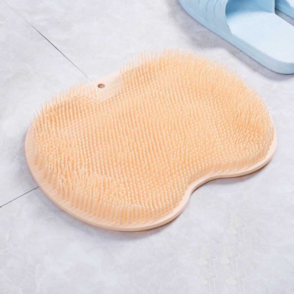 LOVEVER Silicone Hands-Free Big Flat Back Scrubber for Shower. It Does ...
