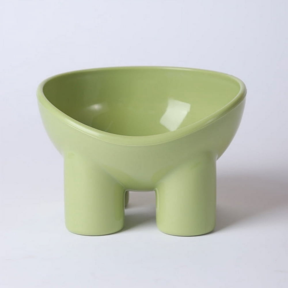LOVEVER Tilted Elevated Cat Food Bowl - Cat Bowls Whisker Friendly Anti ...