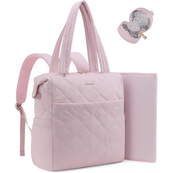 LOVEVOOK Diaper Bag Backpack,Diaper Bag Tote for Mom Dad with Changing ...