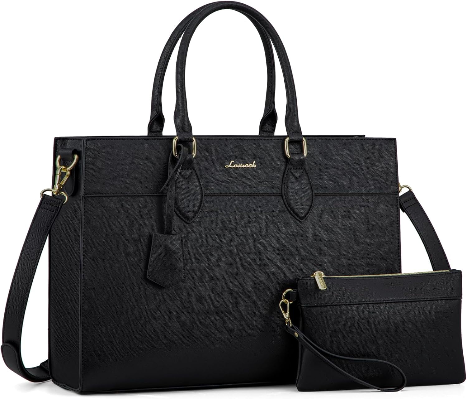 LOVEVOOK Laptop Bag for Women, 15.6 inch Laptop Tote Work Bag Purse ...