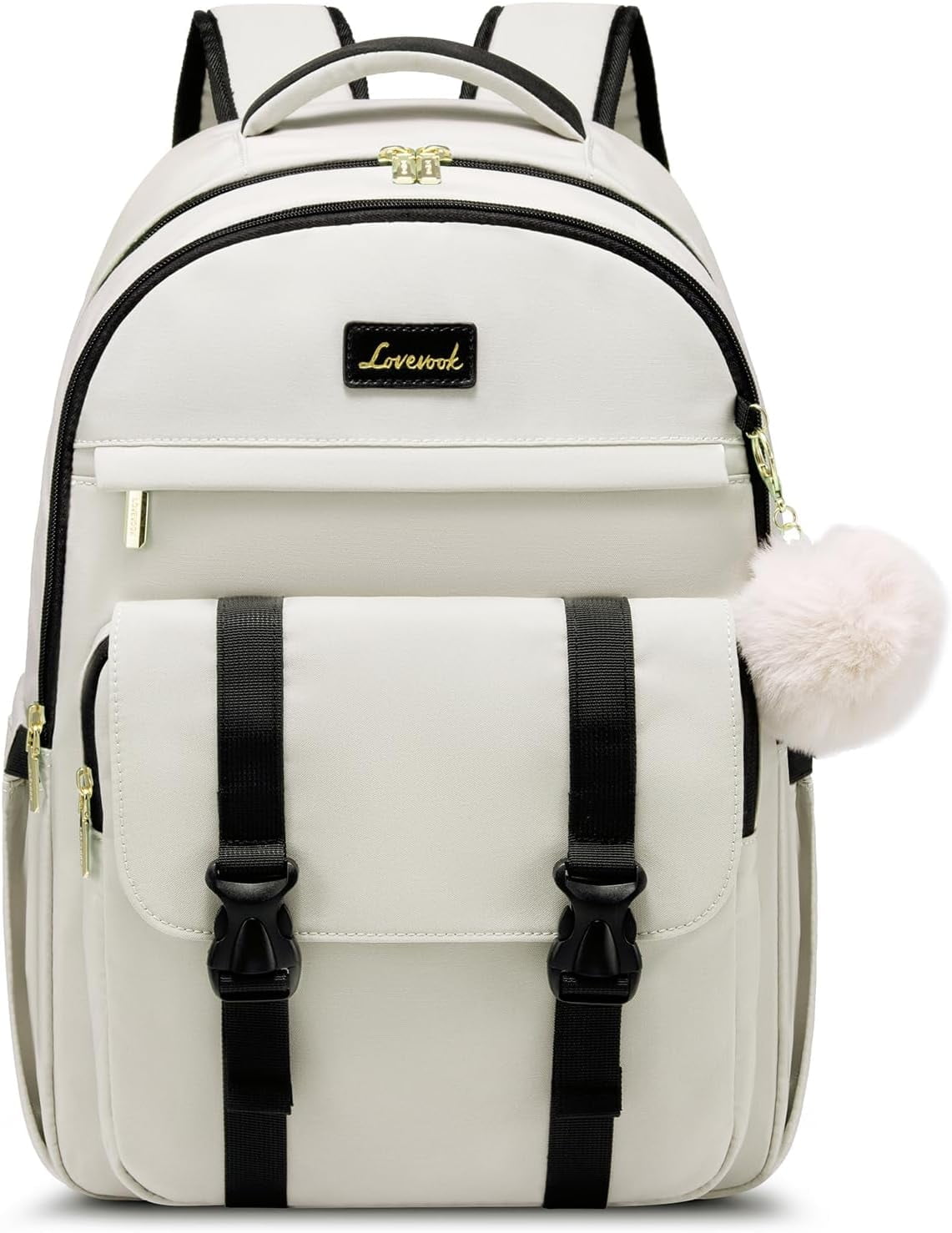 LOVEVOOK School Backpack for Teen Girls, Student Backpack Purse for 14 ...
