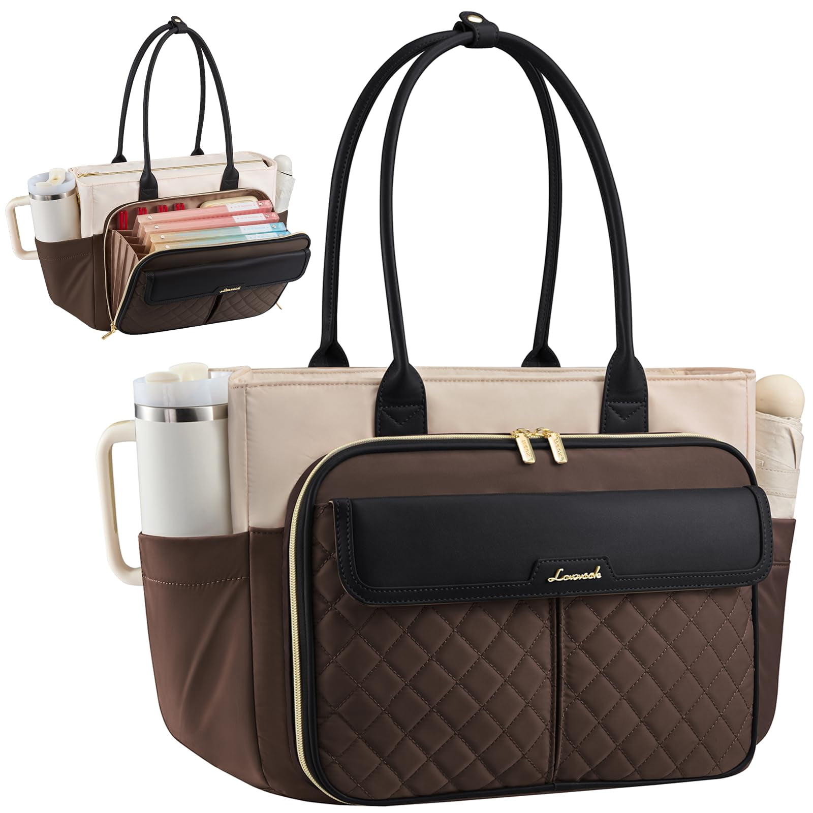 LOVEVOOK Teacher Tote Bag for Women, Laptop Bag Briefcase with ...