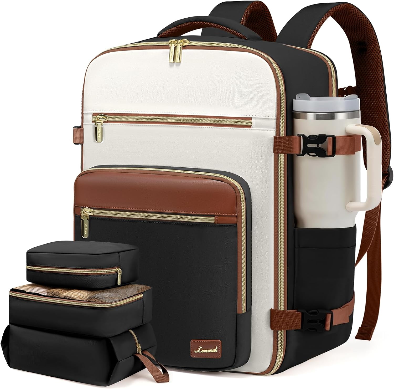 LOVEVOOK Travel Backpack For Women,50L Carry On Backpack Flight ...