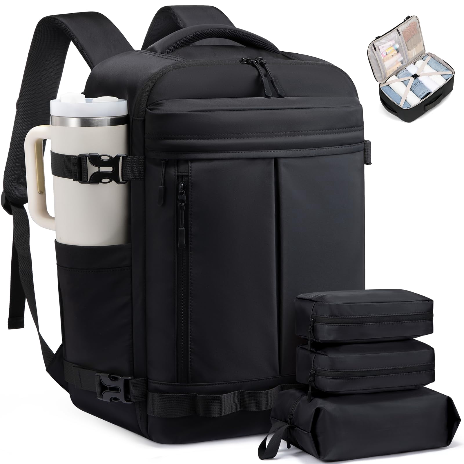 LOVEVOOK Travel Backpack for Women Men, Airline Approved Carry On ...