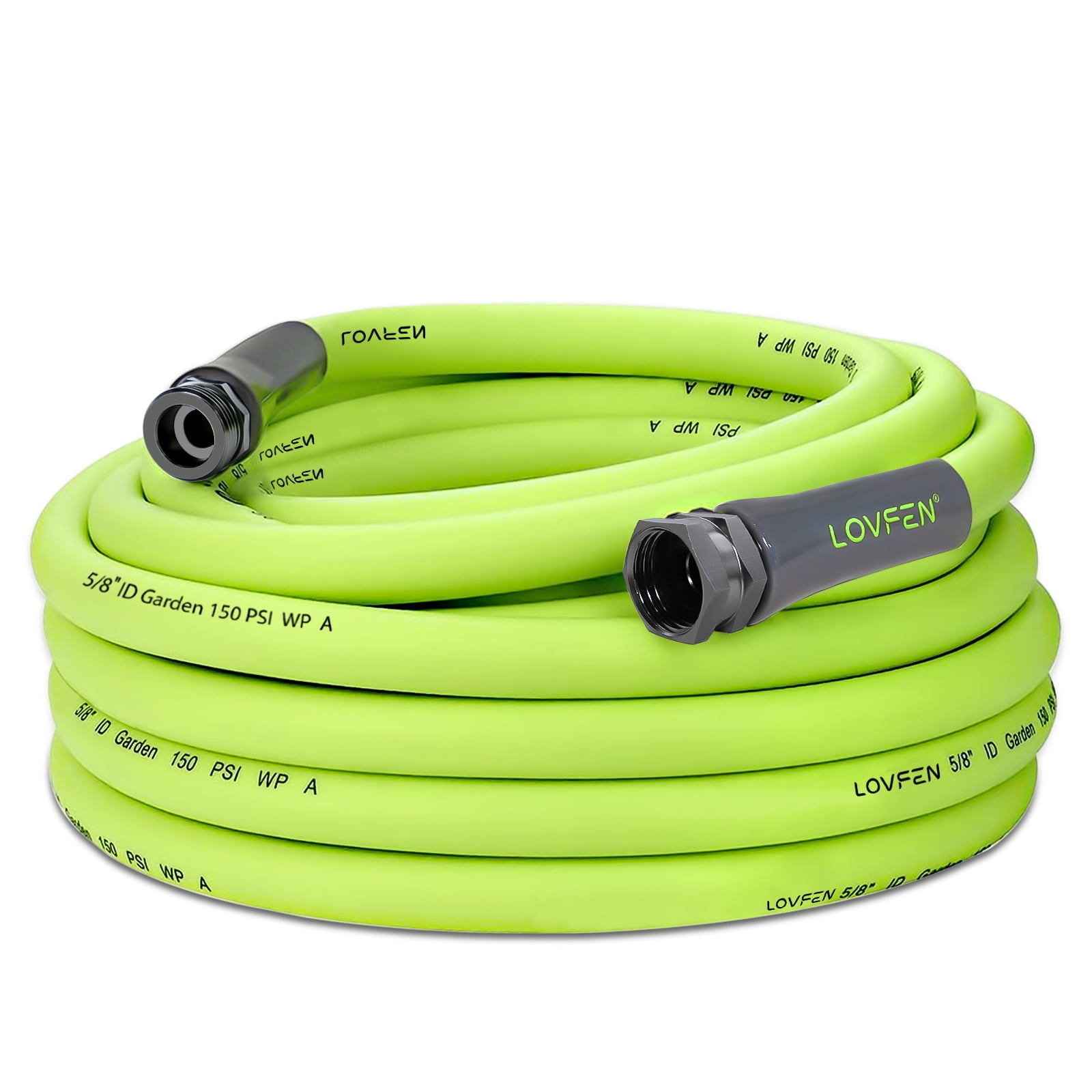 LOVFEN50ft Rubber and plastic garden hose, durable water pipe, flexible ...