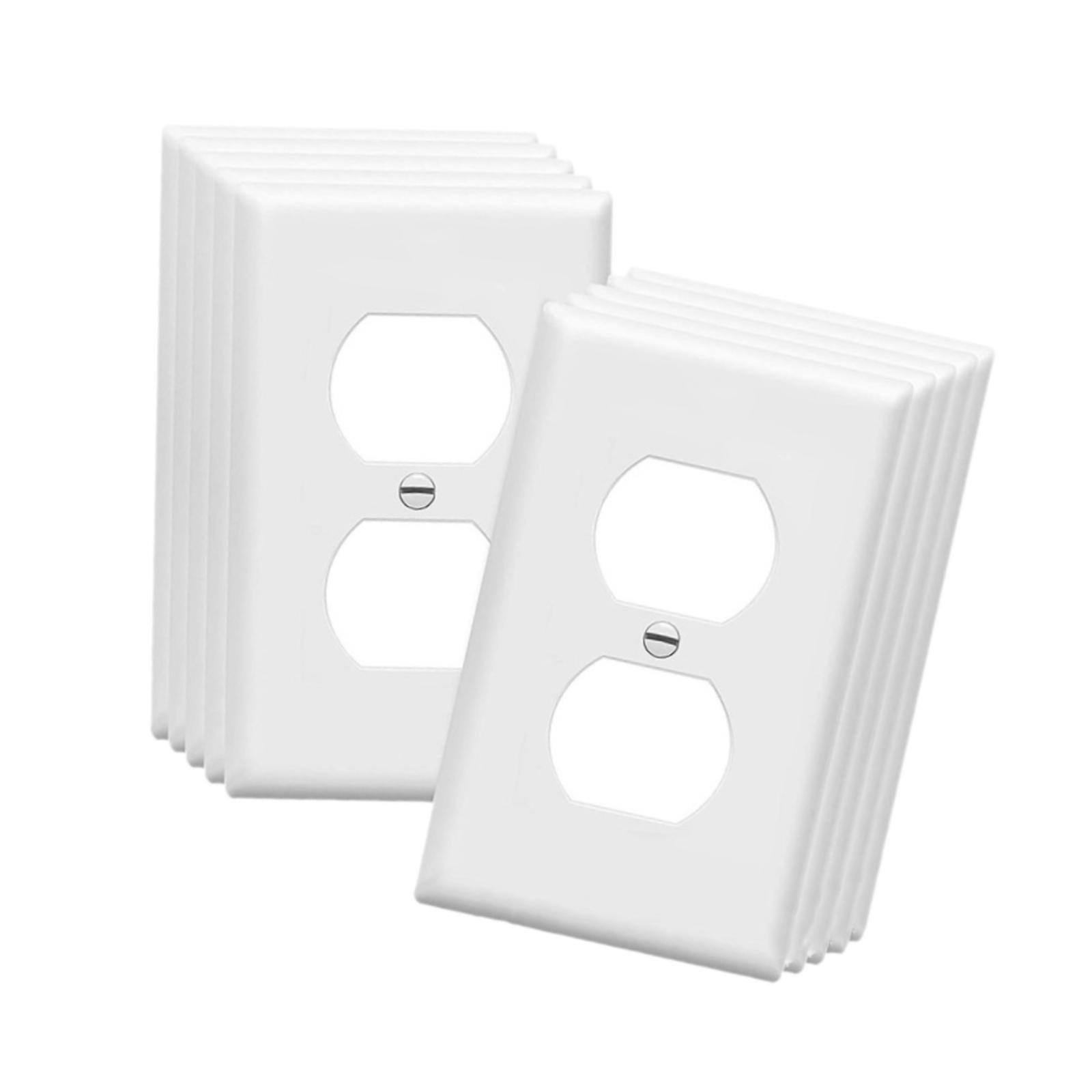 LOVIVER 10 Pieces American Outlet Plates Wall Plates Sturdy Decor ...