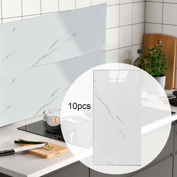 LOVIVER 10x Backsplash Wall Tile Stickers Decorative Wall Panels for ...