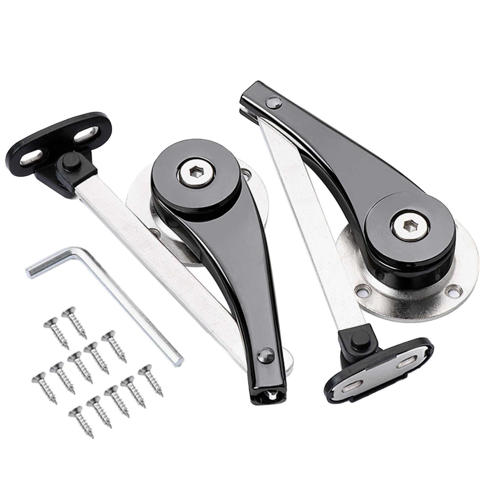 LOVIVER 2 Pieces Lid Support Hinge, Soft Closing Lid Panel Support ...