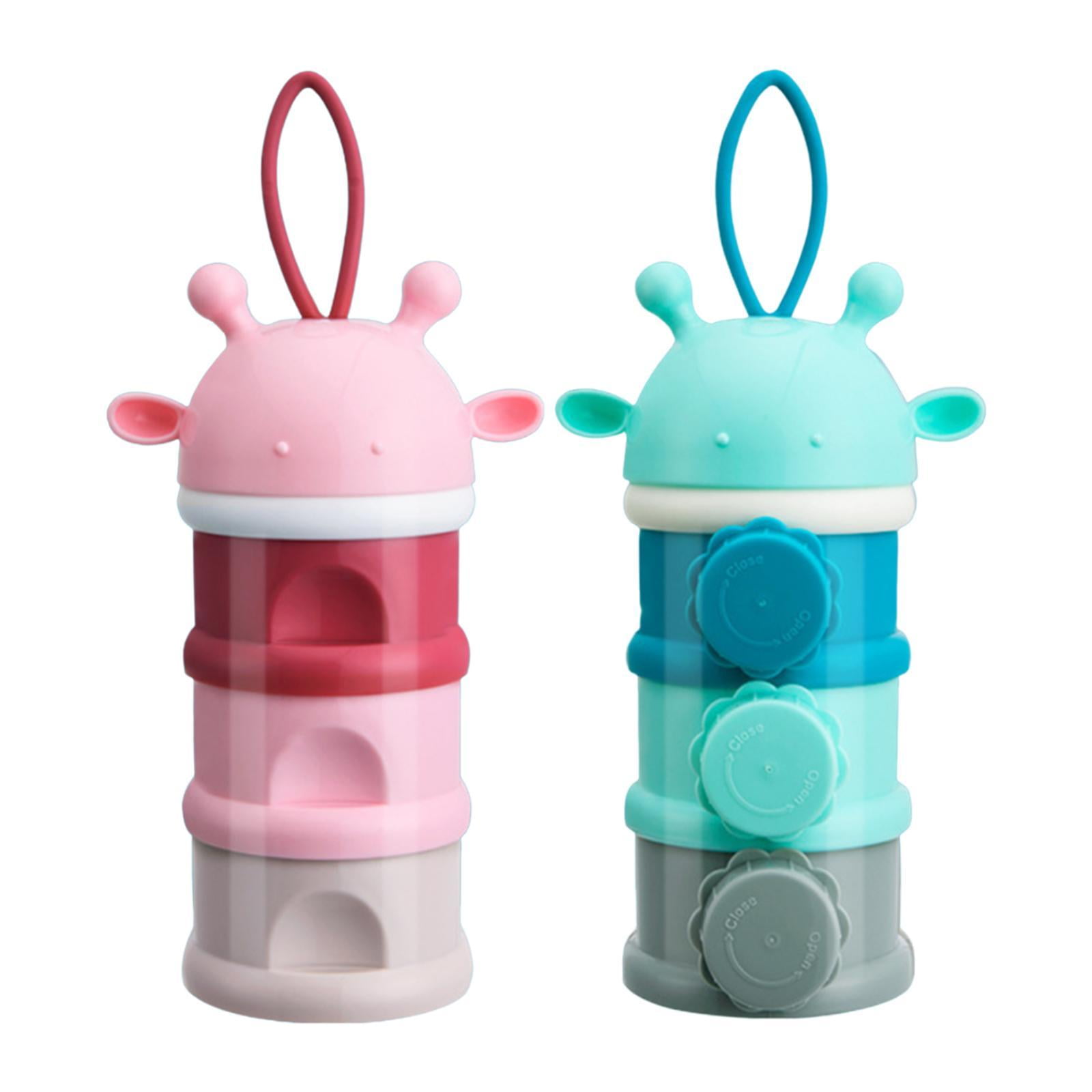 LOVIVER 2 Pieces Protein Containers Food Storage Containers Portable 3 ...