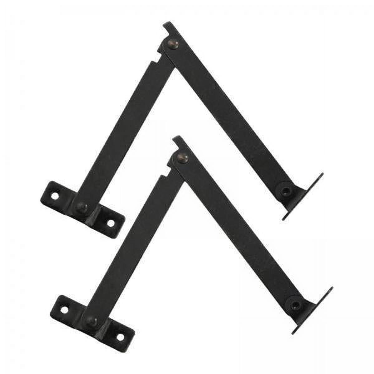 LOVIVER 2xLid Support Hinges Heavy Duty Brackets Metal for Wooden Box ...