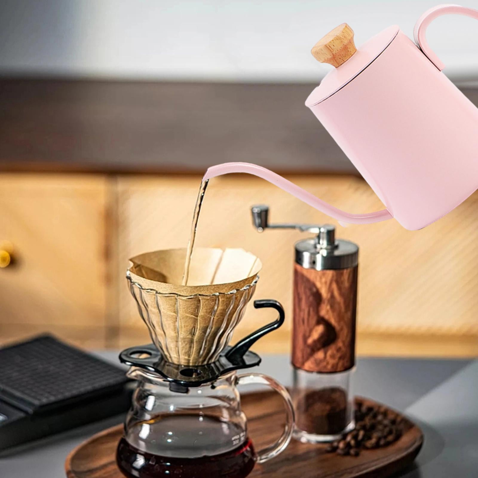 LOVIVER 350ml Pour over Kettle Gooseneck Kettle Narrow Drip Kettle ...