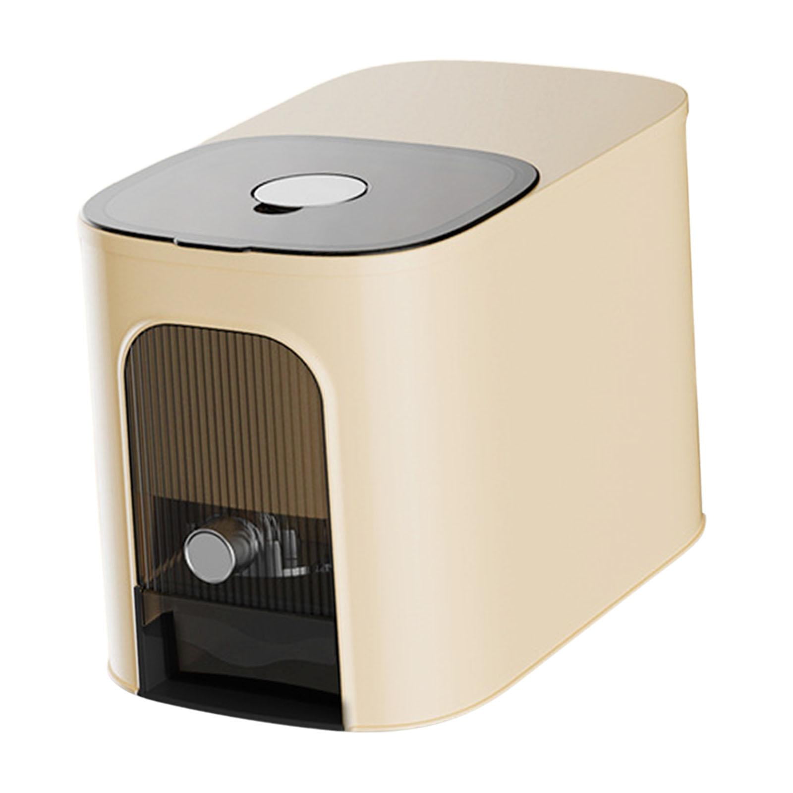 LOVIVER Airtight Rice Dispenser Grain Container Rice Storage Bin Type Rice Bucket for Cupboard ...