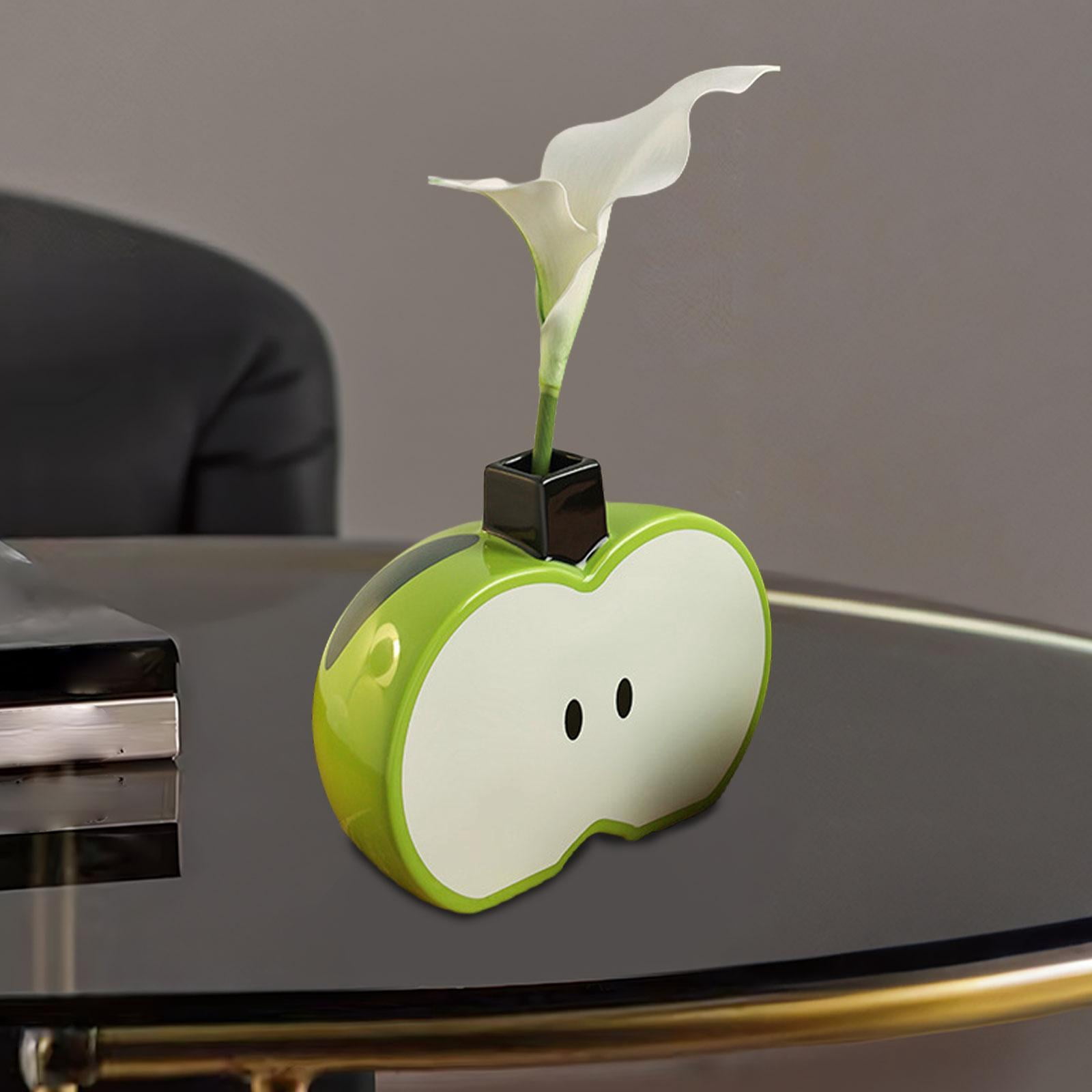 LOVIVER Apples Shape Vase Centerpiece Table Decoration Flower ...