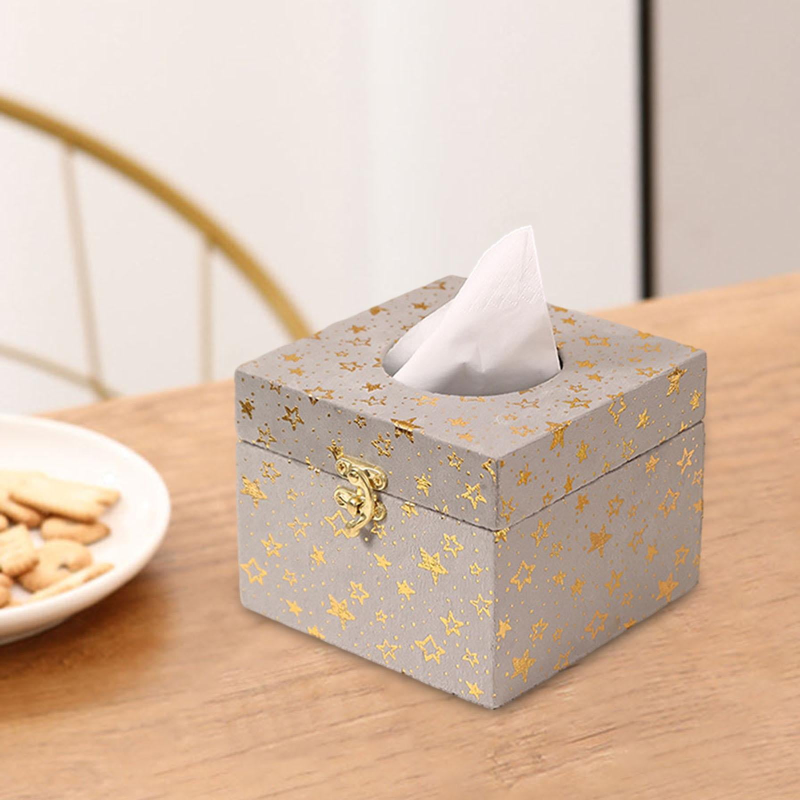 LOVIVER Bathroom Toilet Paper Holder Tissue Box Cover for Living Room ...