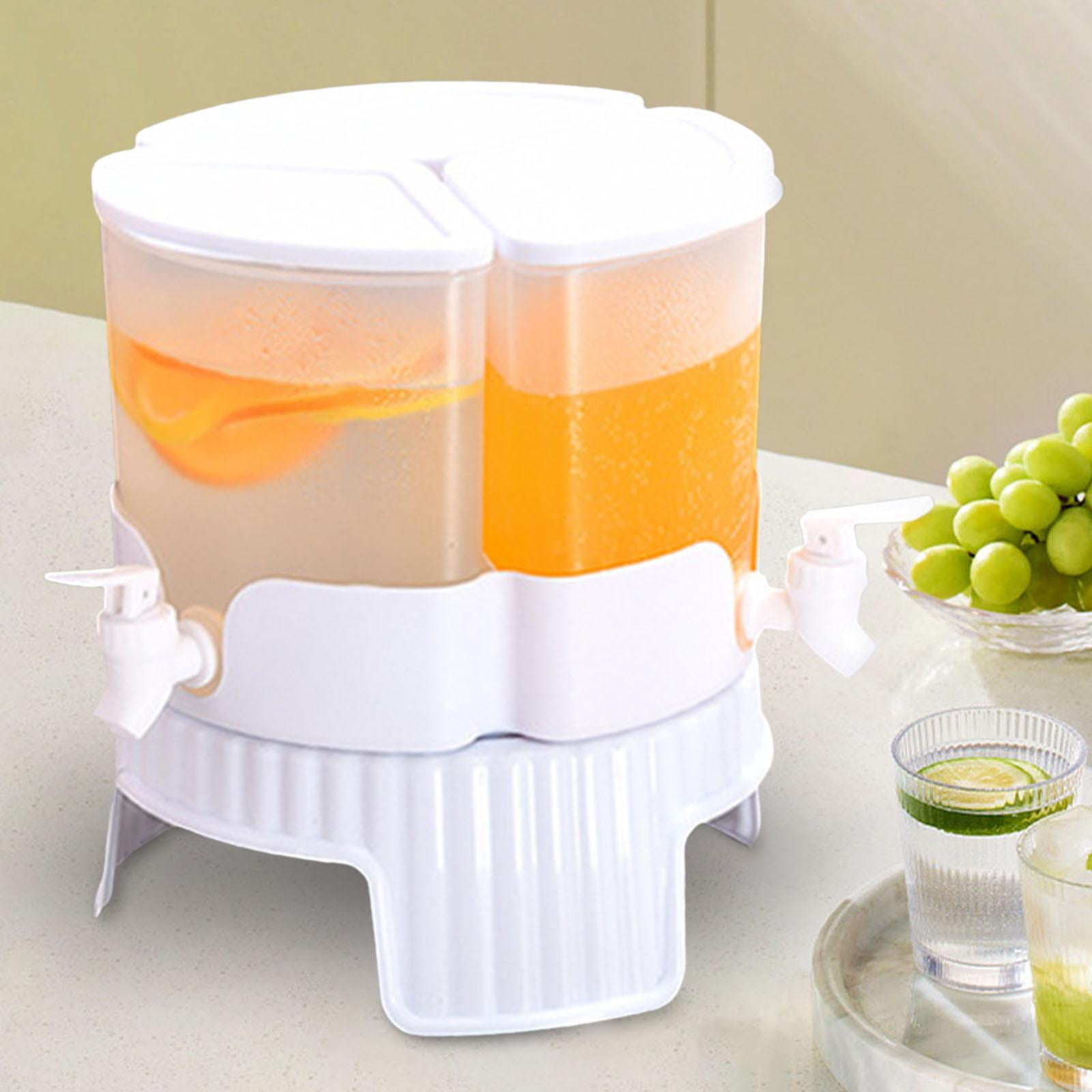 LOVIVER Beverage Dispenser Cold Water Container 5.2 L with Lid ...