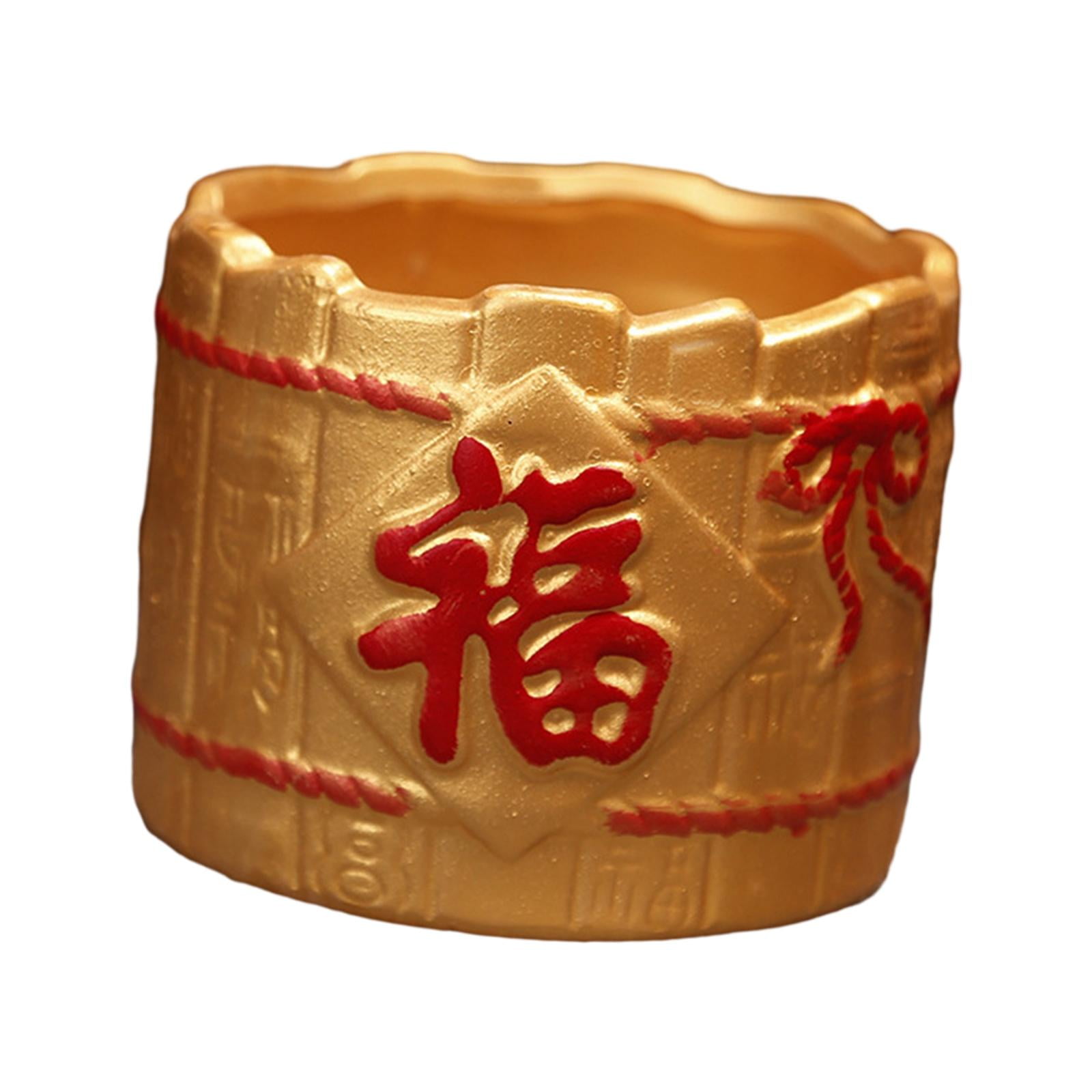 LOVIVER Blessed Bag Flower Pot Spring Festival Flower Vase Decorative ...