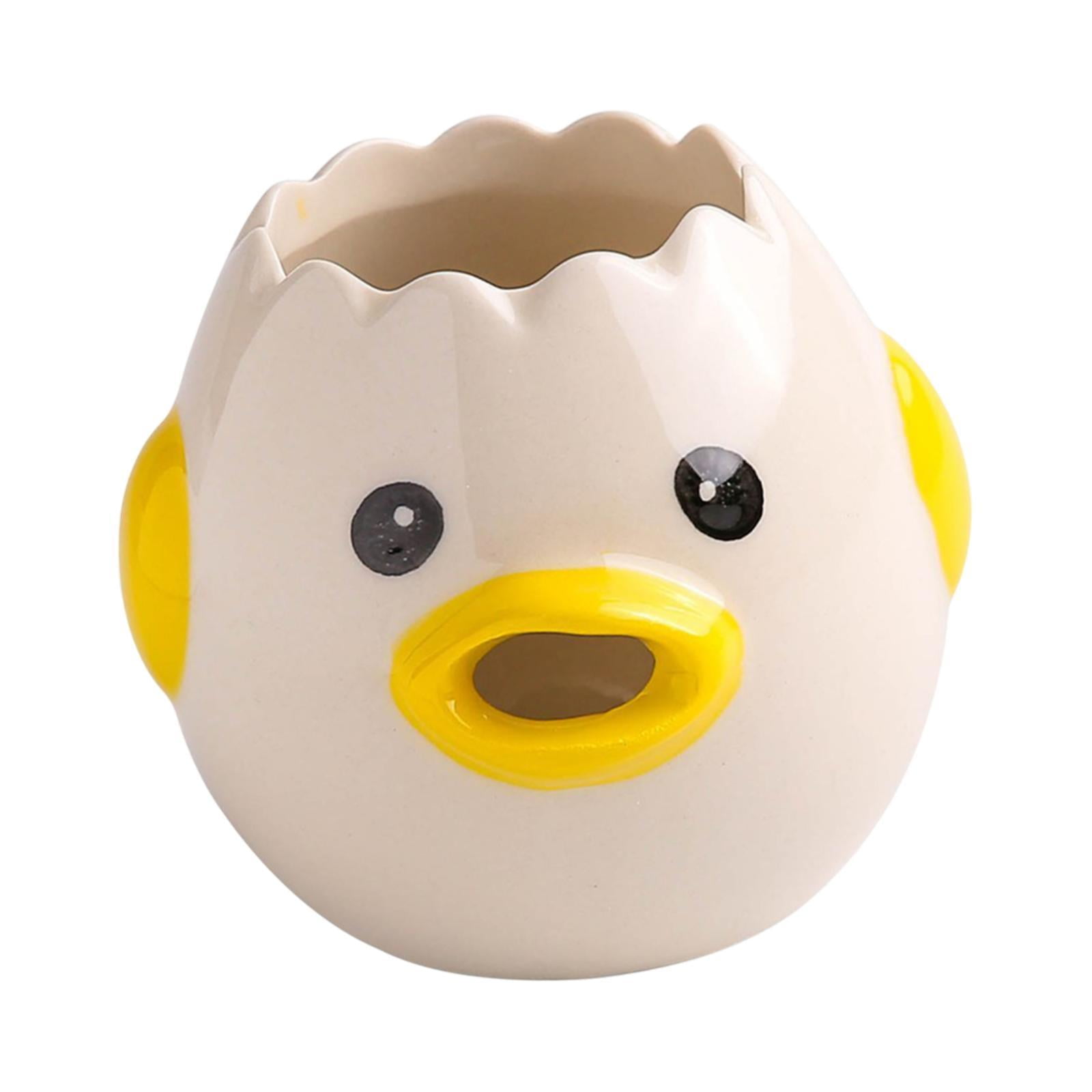 LOVIVER Ceramic Egg Separator Egg White Yolk Sifting Gadget for Eggs ...