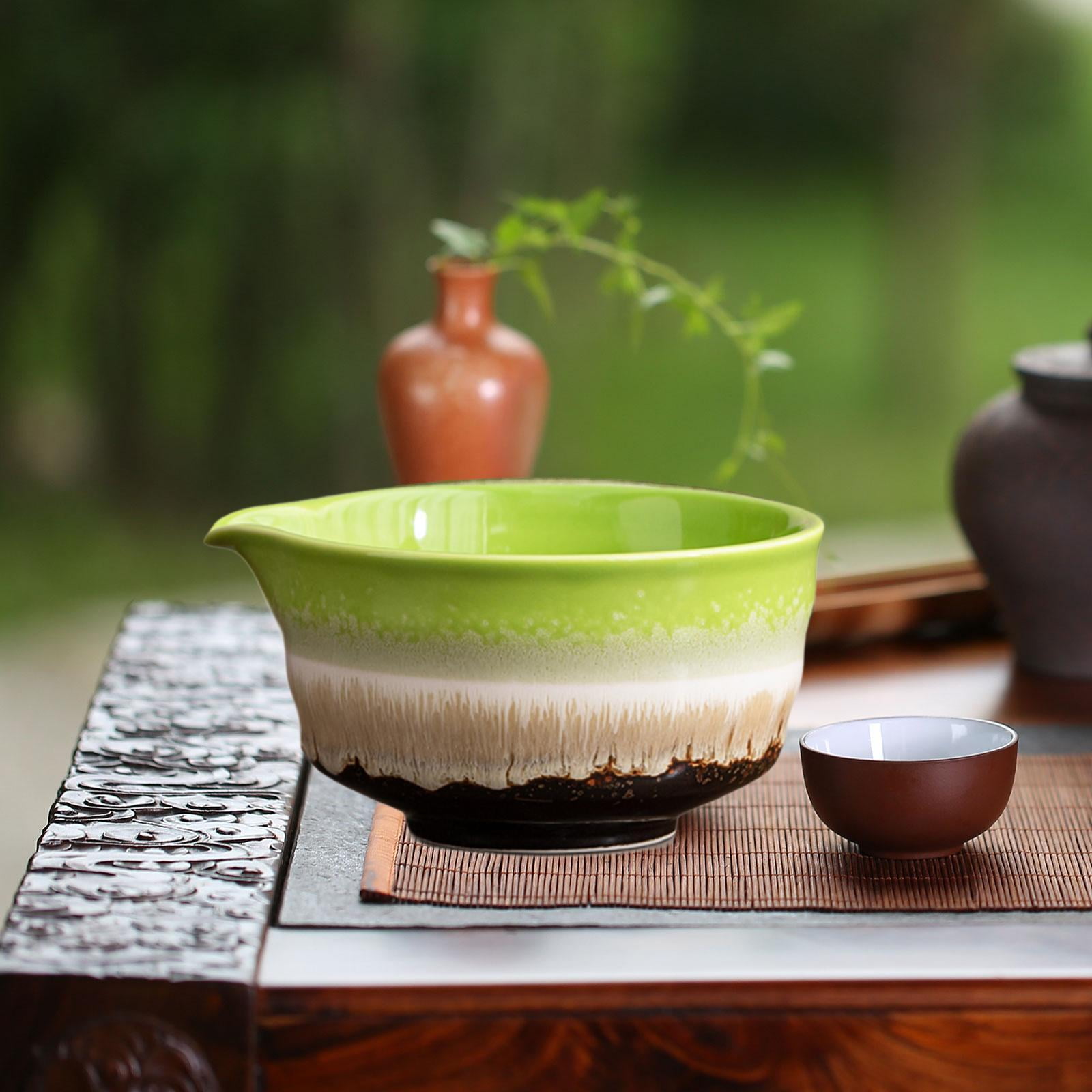 LOVIVER Ceramic Matcha Bowl Japanese Green Tea Cup Chawan Handcrafted ...