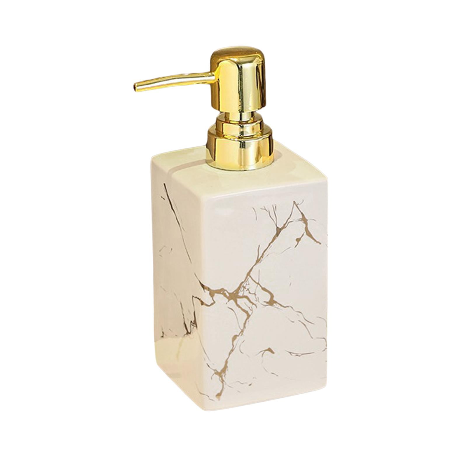 LOVIVER Ceramic Pump Soap Dispenser Body Wash Dispenser 17oz Stylish ...