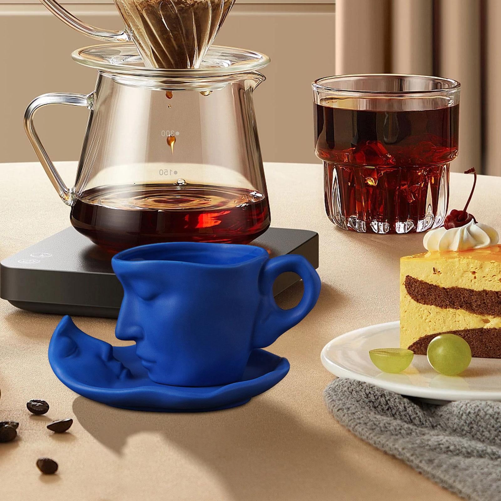 LOVIVER Coffee Cup with Saucer Tea Cup and Saucer Interesting European ...