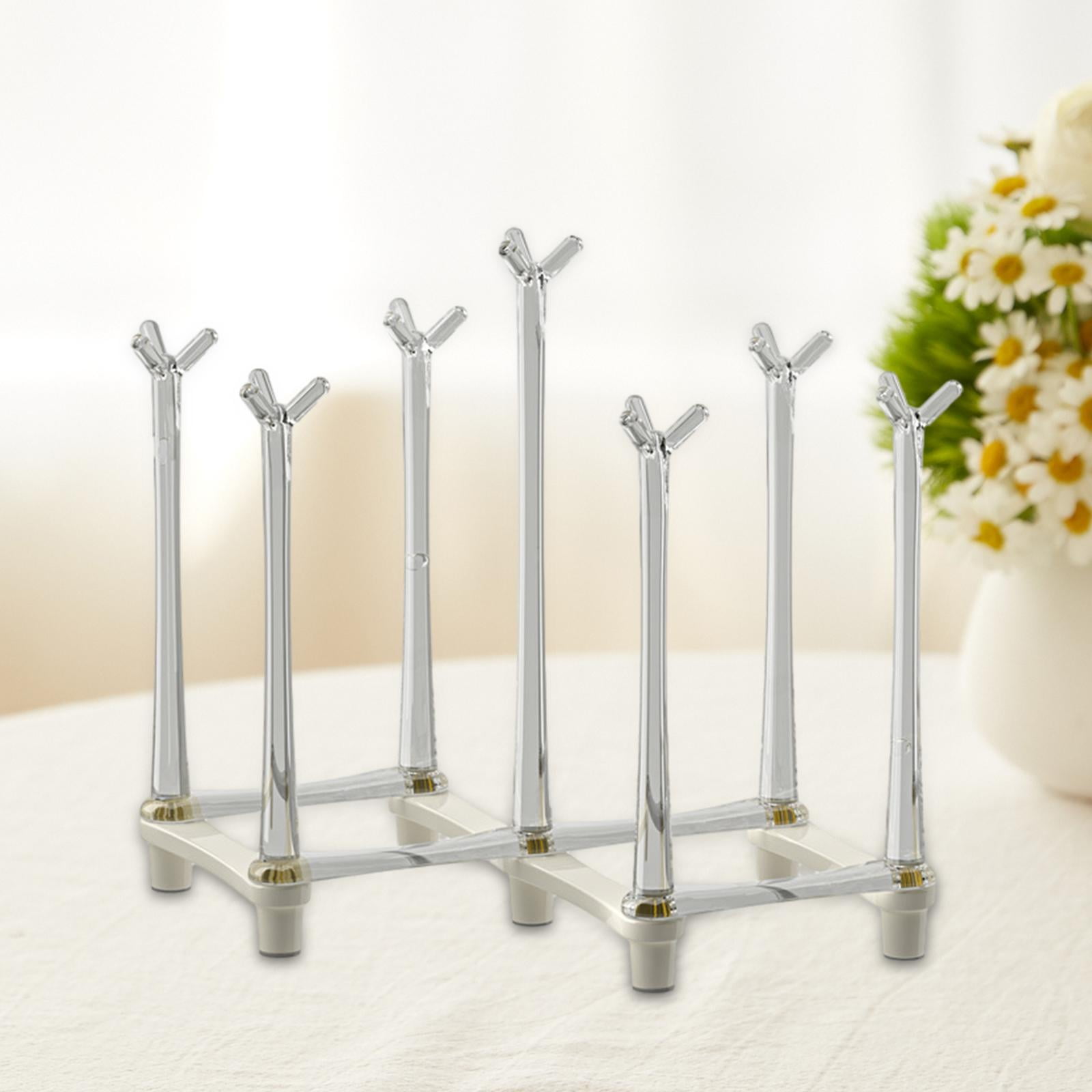 LOVIVER Coffee Mug Water Cup Rack Retractable Cup Drying Rack ...