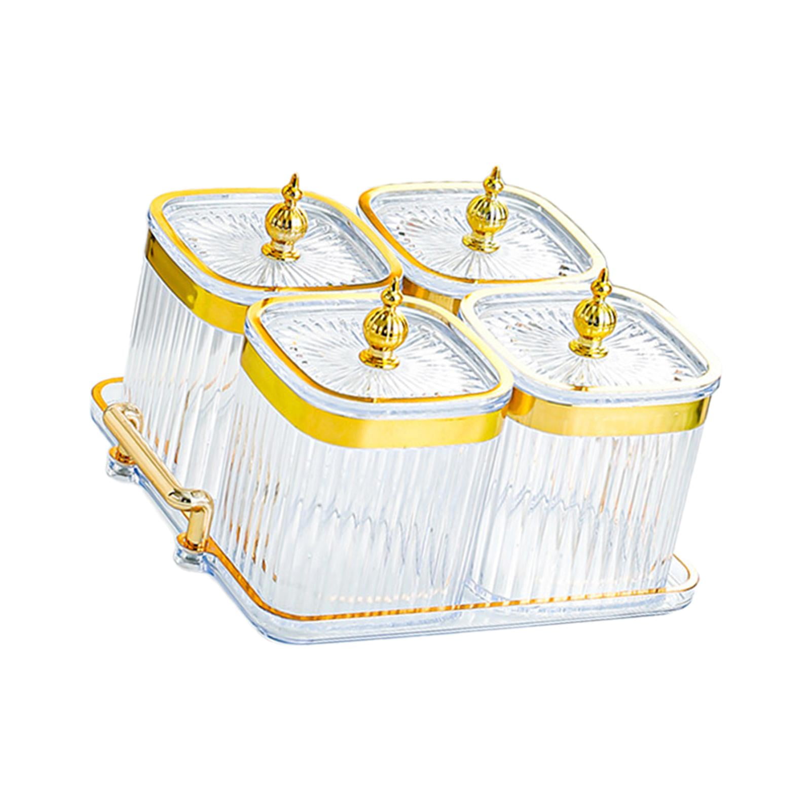 LOVIVER Condiment Jar Condiment Jars Multifunctional Storage Container ...