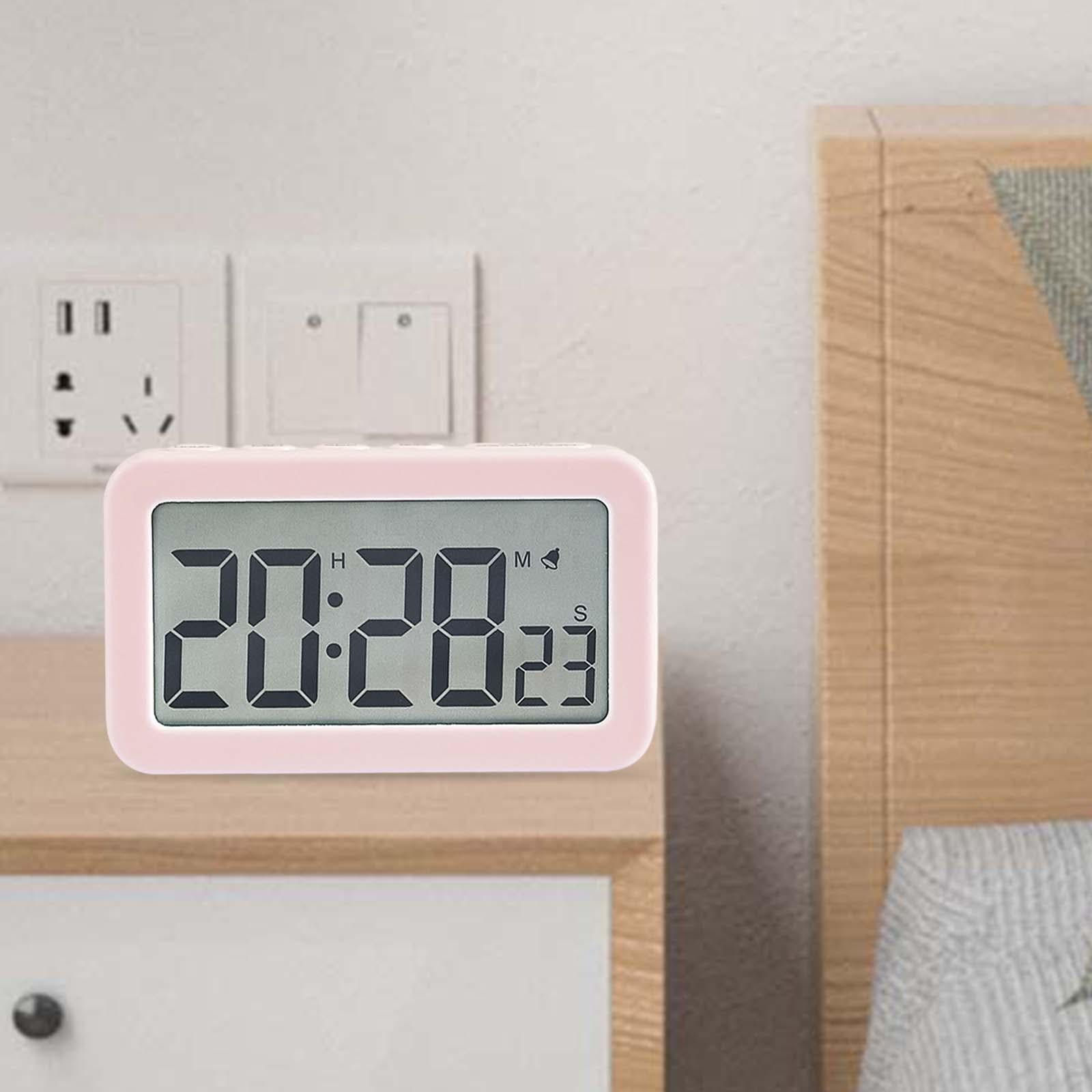 LOVIVER Digital Clock, Count Timer ,Snooze, 12/24H Display Large ...
