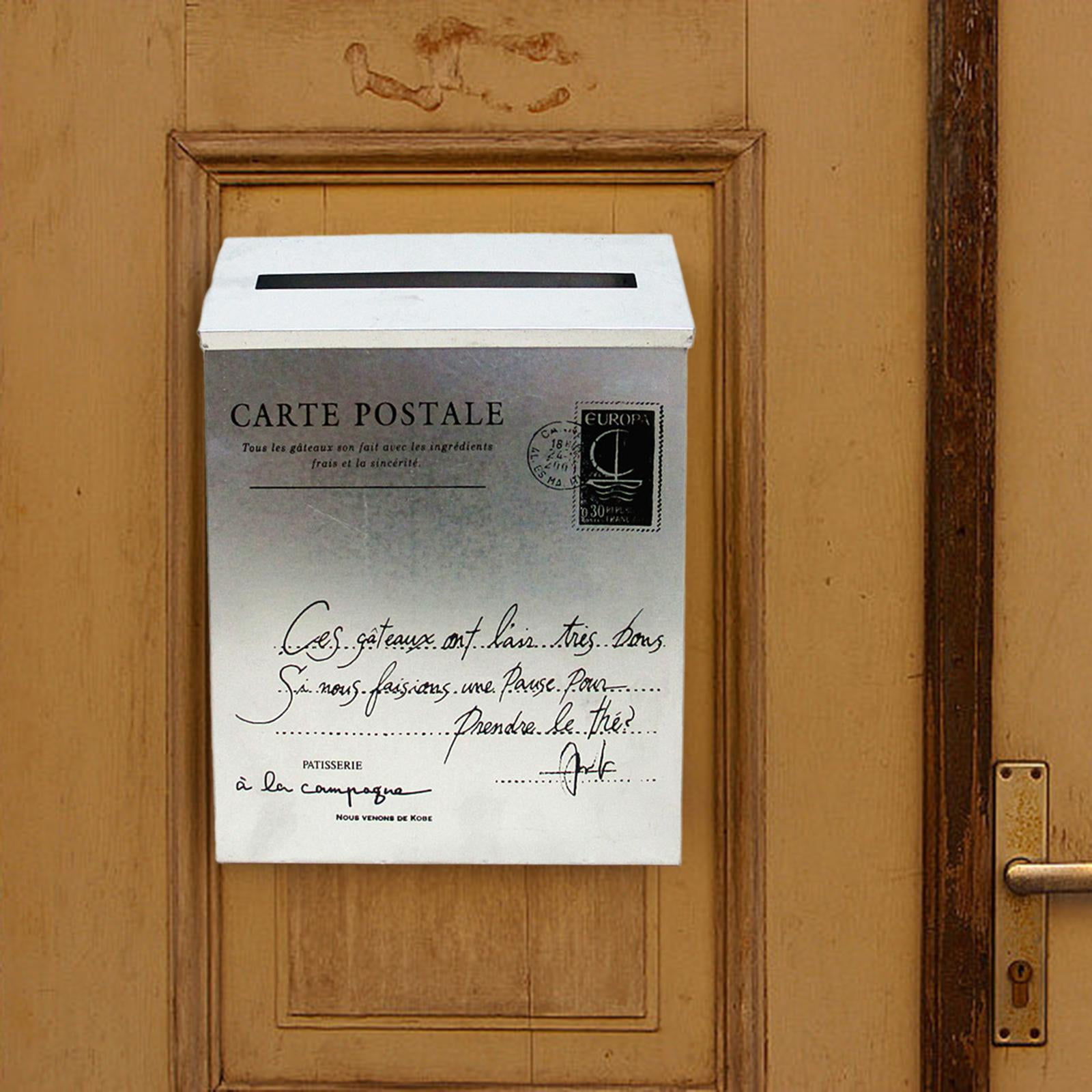 LOVIVER Drop Box Large Capacity Decorative Newspaper Holder Box for ...