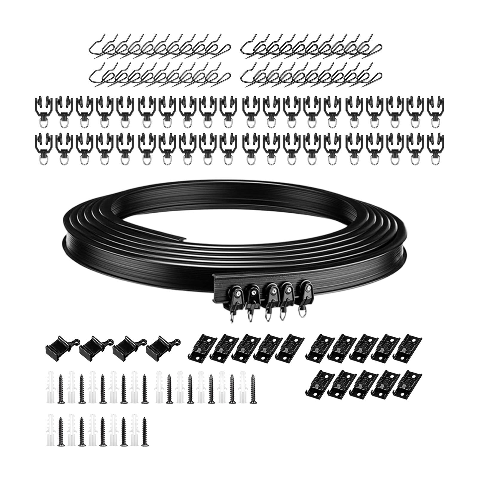 LOVIVER Flexible Curtain Track Kits RV Curtain Spacer for Household ...