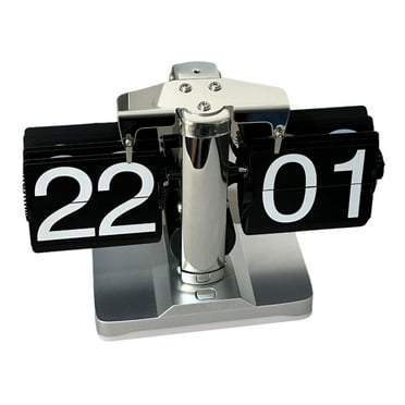 Betus Retro Style Flip Desk Shelf Clock - Classic Mechanical Digital ...