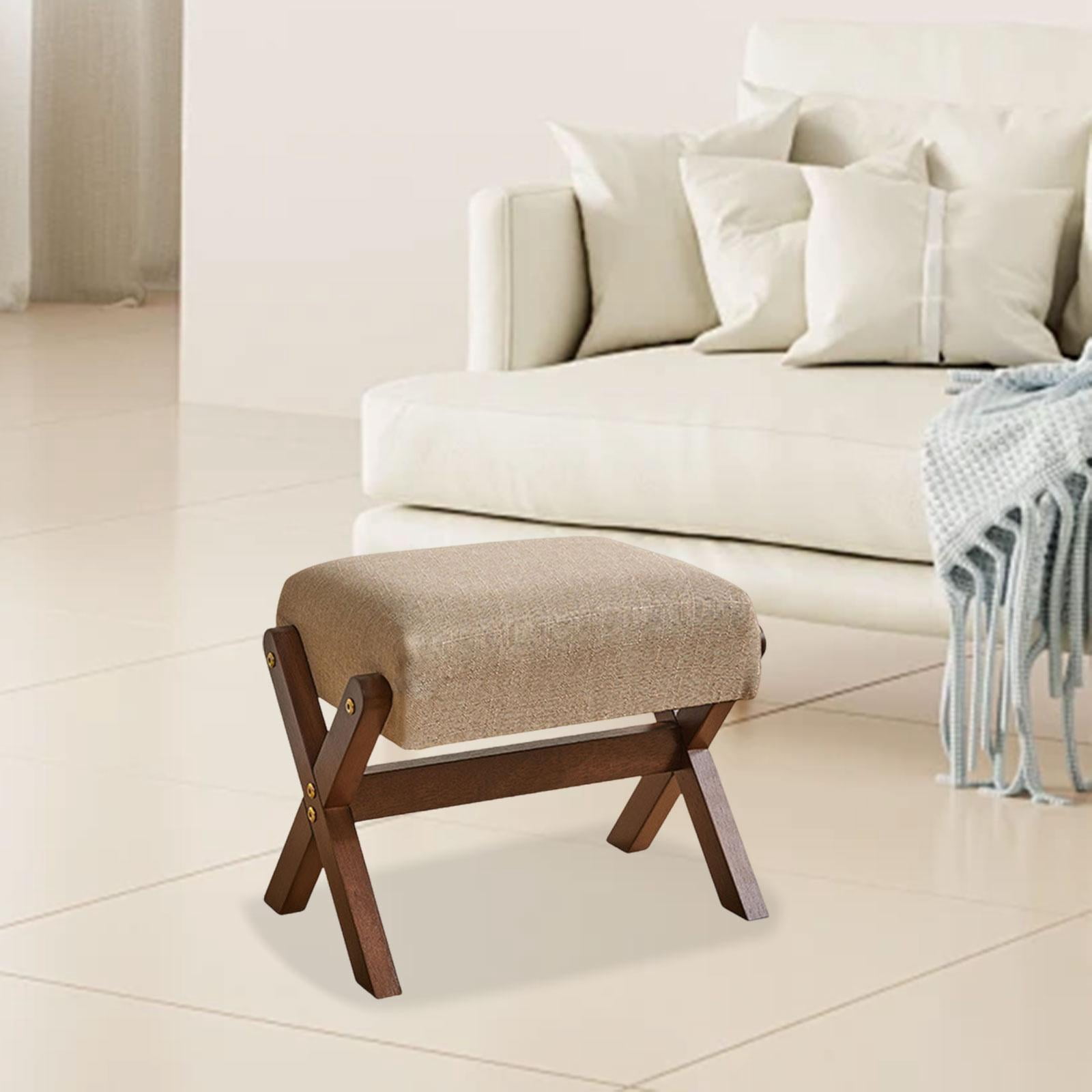 LOVIVER Footstool Change Shoe Stool Leisure Stool Ottoman for Couch ...