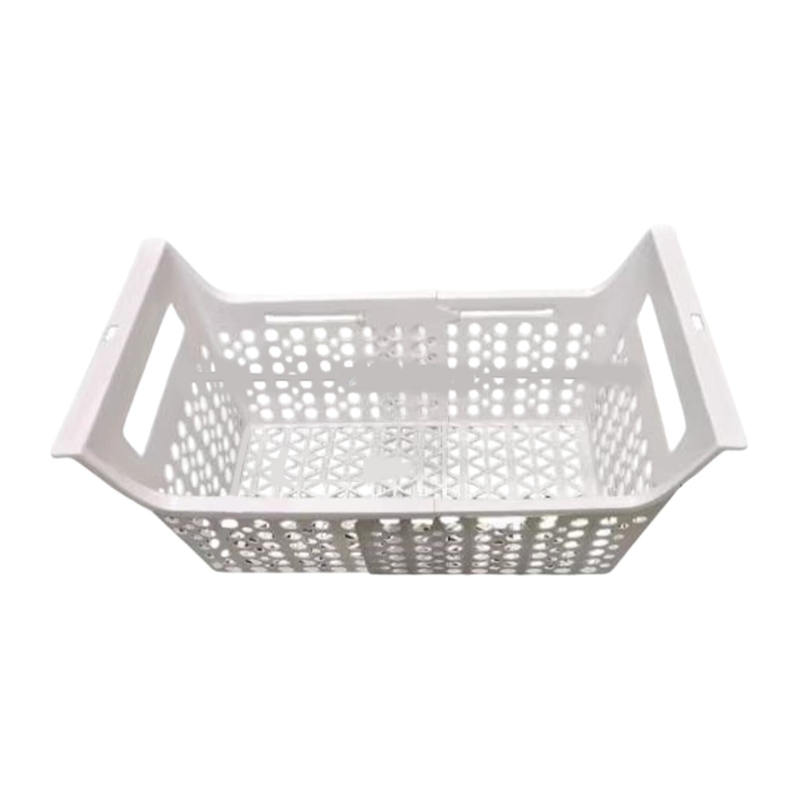 LOVIVER Freezer Basket Deep Freezer Storage Bin, Adjustable,Expandable ...