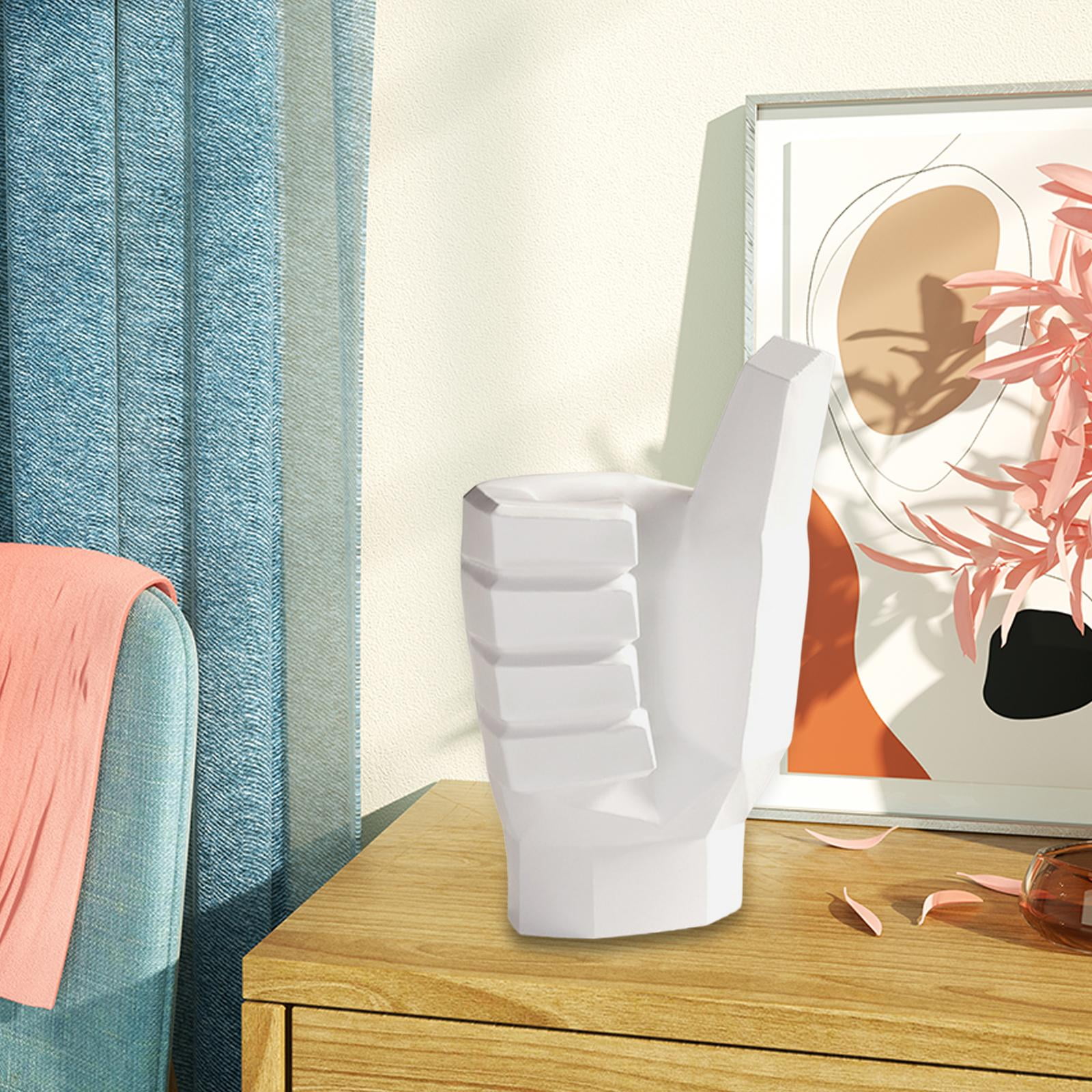 LOVIVER Gesture Statue Decoration, Hand Gesture Statue, Finger ...