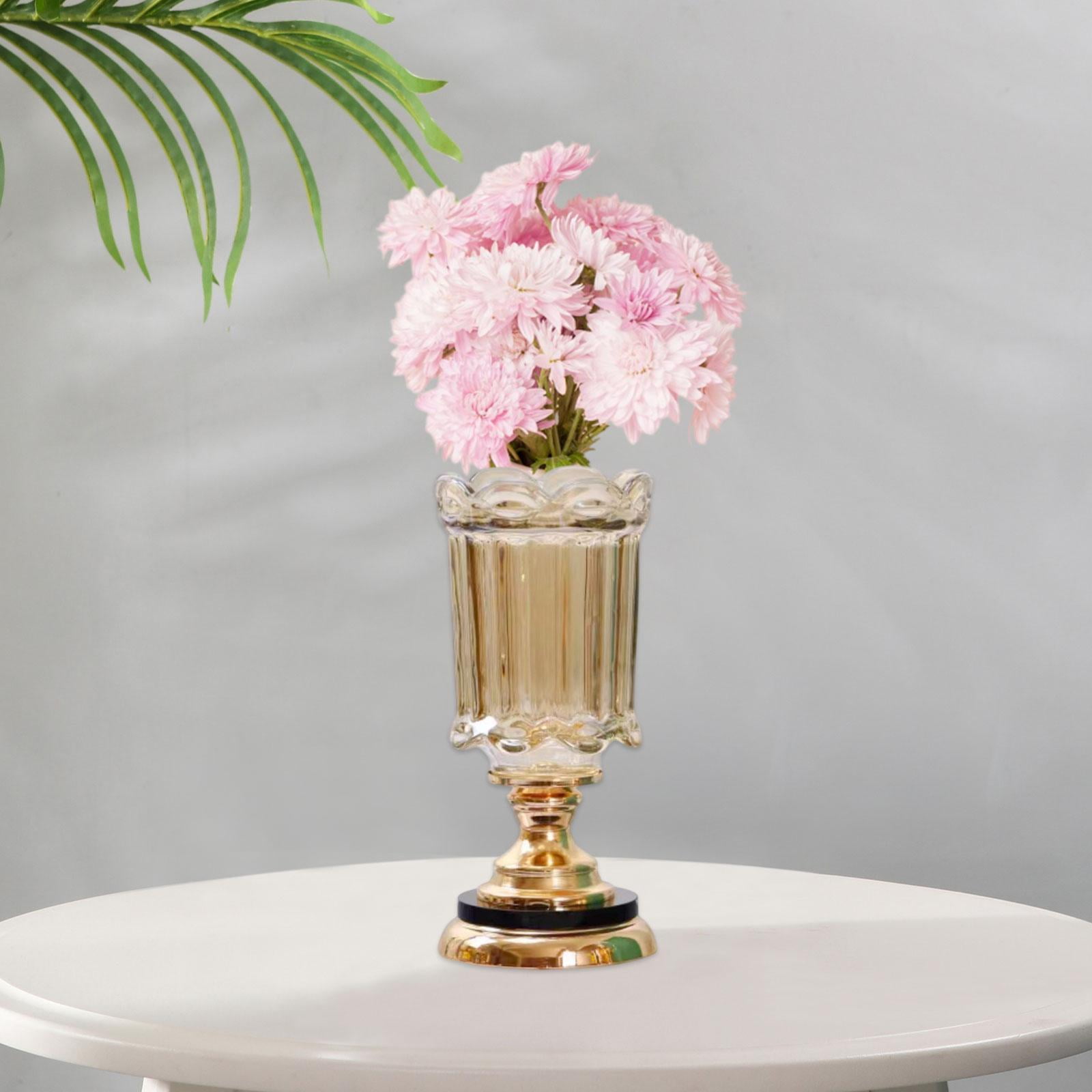 LOVIVER Glass Flower Vase Flower Arrangement Wedding Centerpiece Vase ...