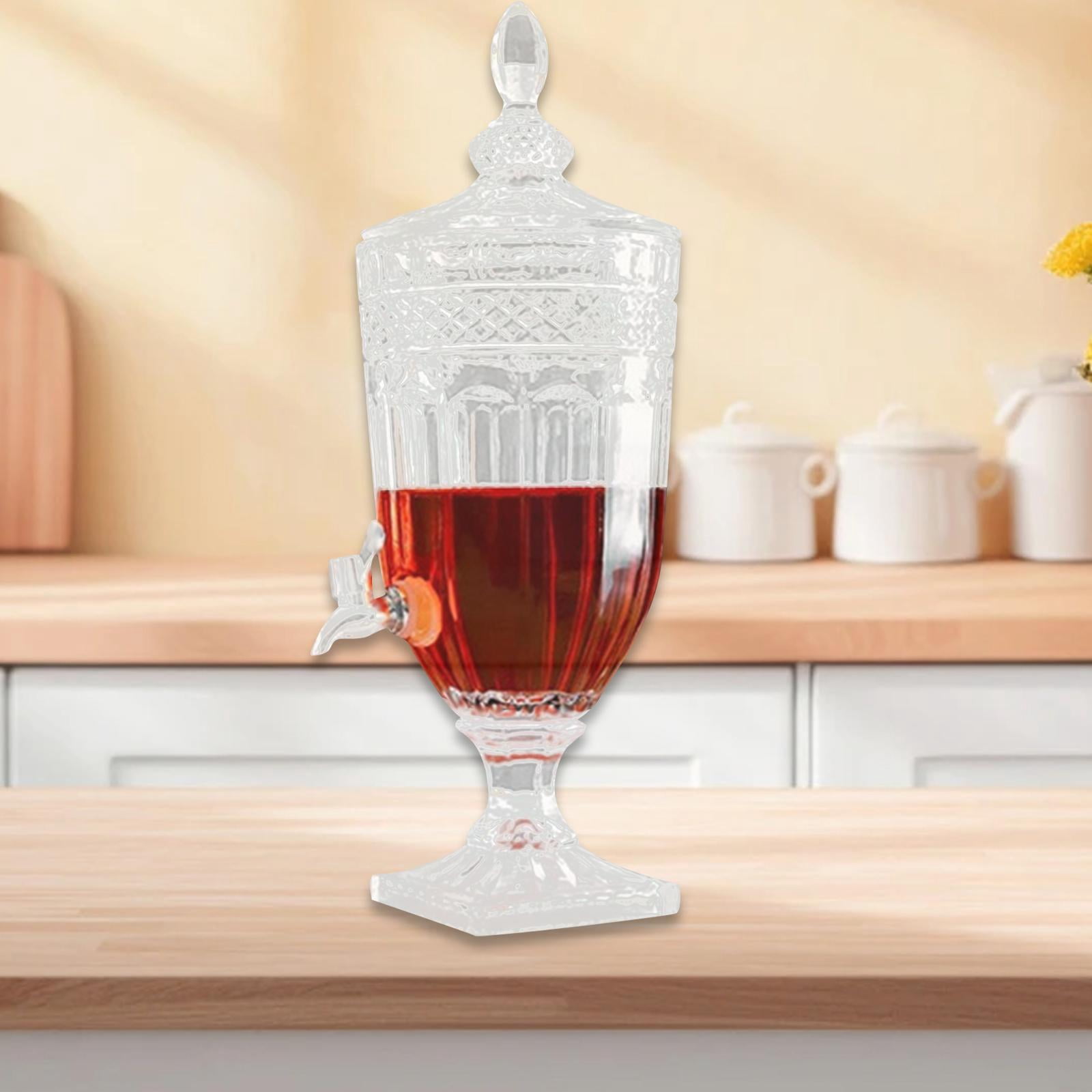 LOVIVER Glass Pitcher, Juice Jug Juice Container, Large Capacity Sturdy ...