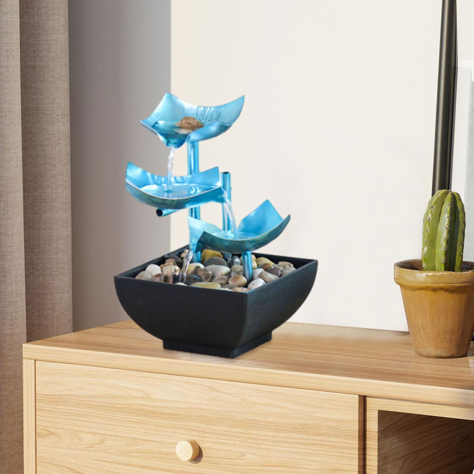 LOVIVER Indoor Desk Waterfall Indoor Living Room Tabletop Water ...