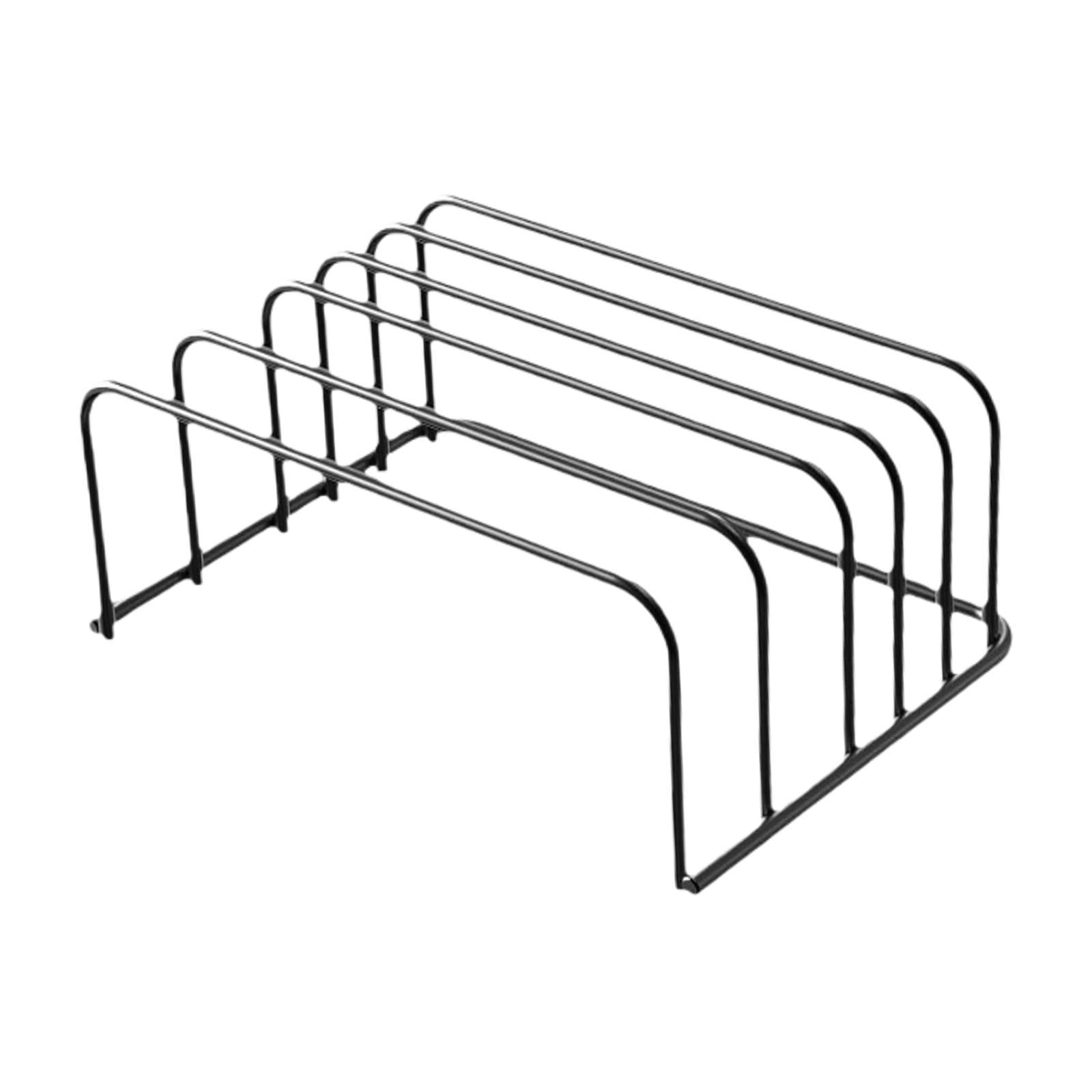 LOVIVER Kitchen Pot Lid Rack,Pot Lid Stand,Stainless Steel Kitchen ...