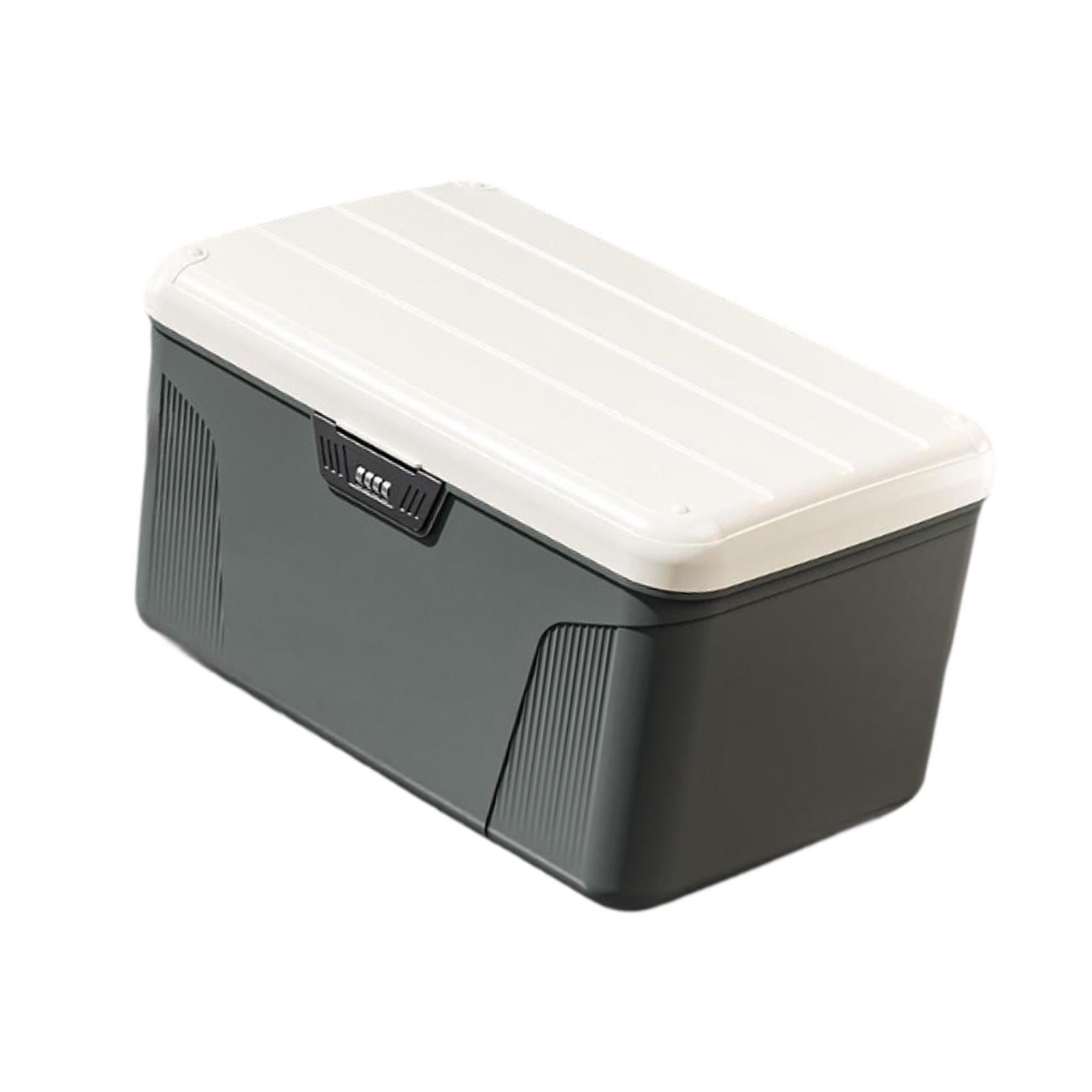 LOVIVER Lockable Storage Box Locking Container Bin Convenient Spacious ...