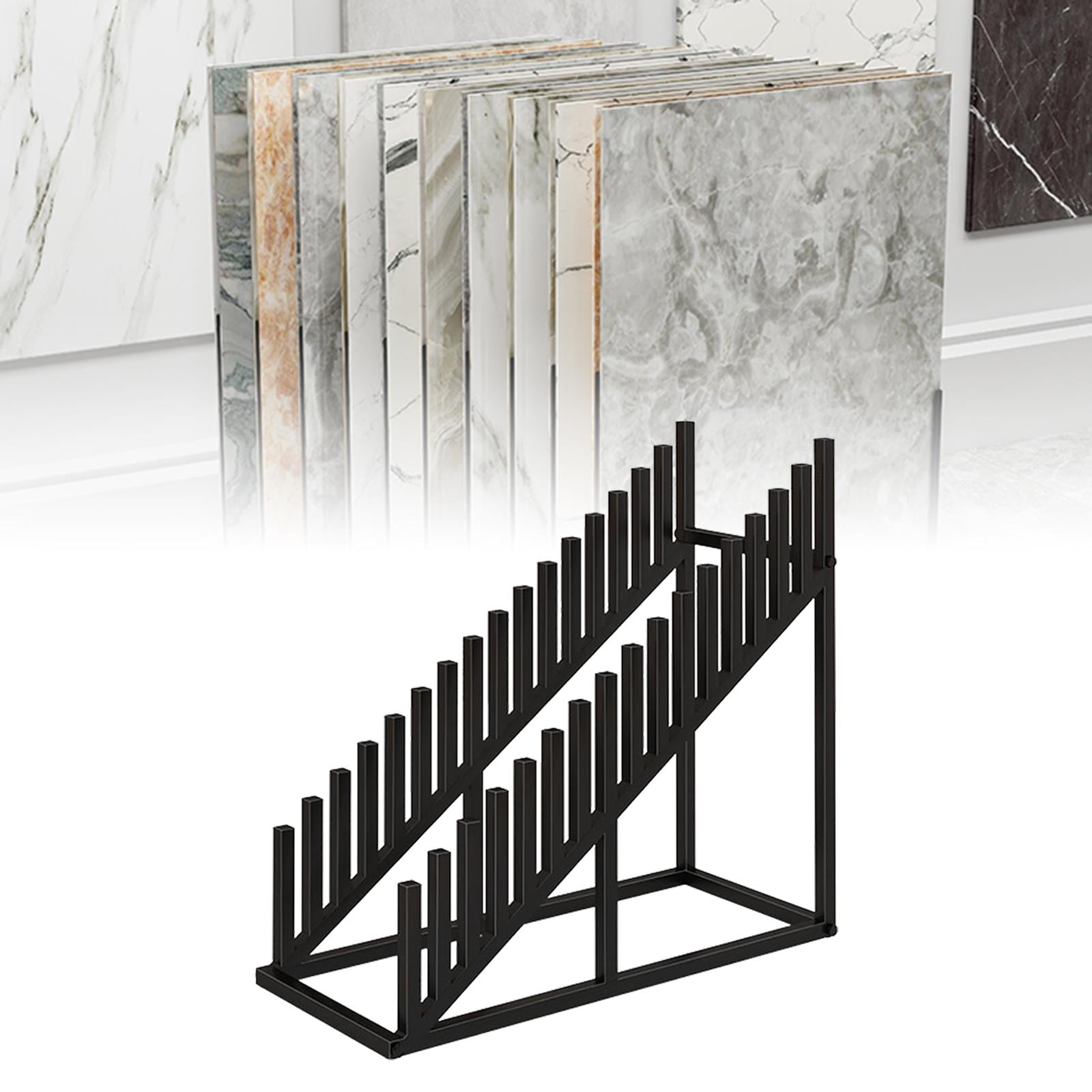 LOVIVER Metal Tile Display Rack Heavy Duty High Strength Standing ...