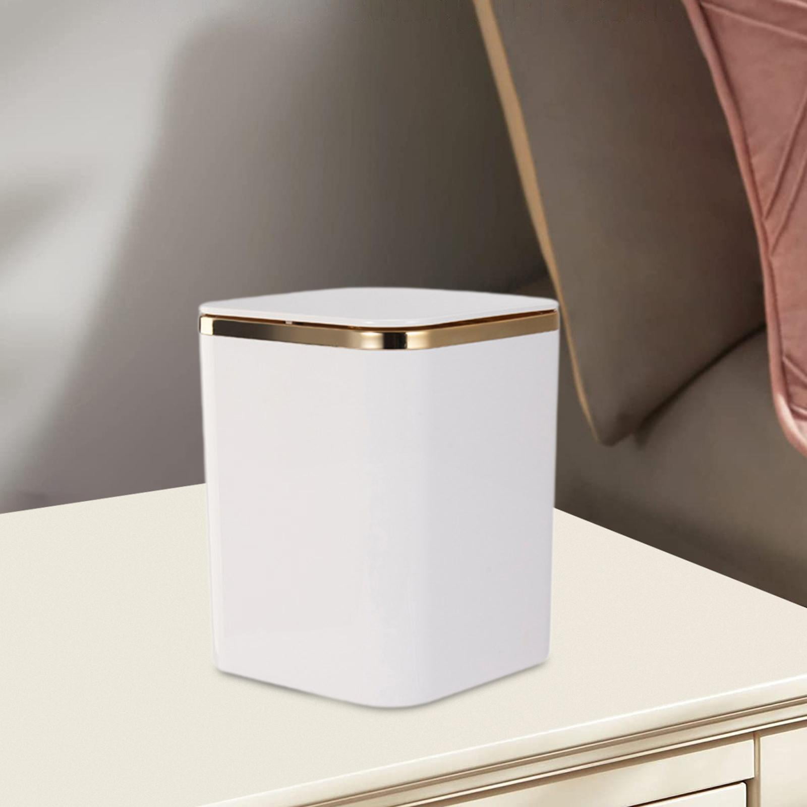 LOVIVER Mini Desk Trash Can Desk Trash Bin Minimalist Countertop ...