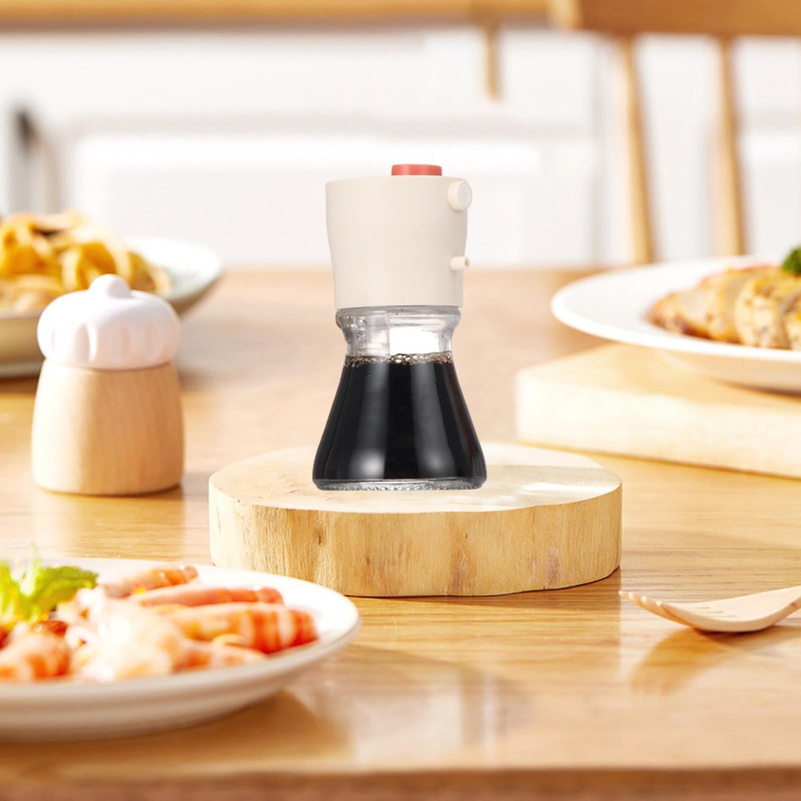LOVIVER Oil Spray Bottle Reusable Oil Dispenser Bottle for Barbecue ...