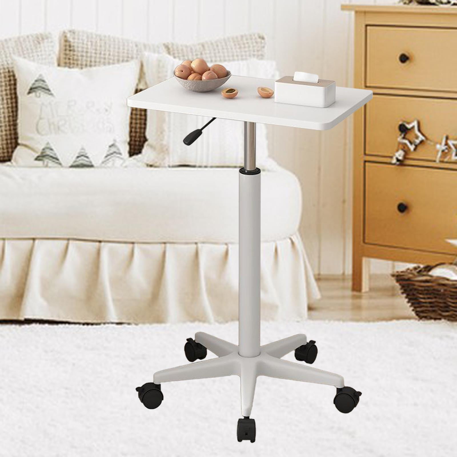 LOVIVER Overbed Table, Movable Bedside Table, Computer Table, Work ...