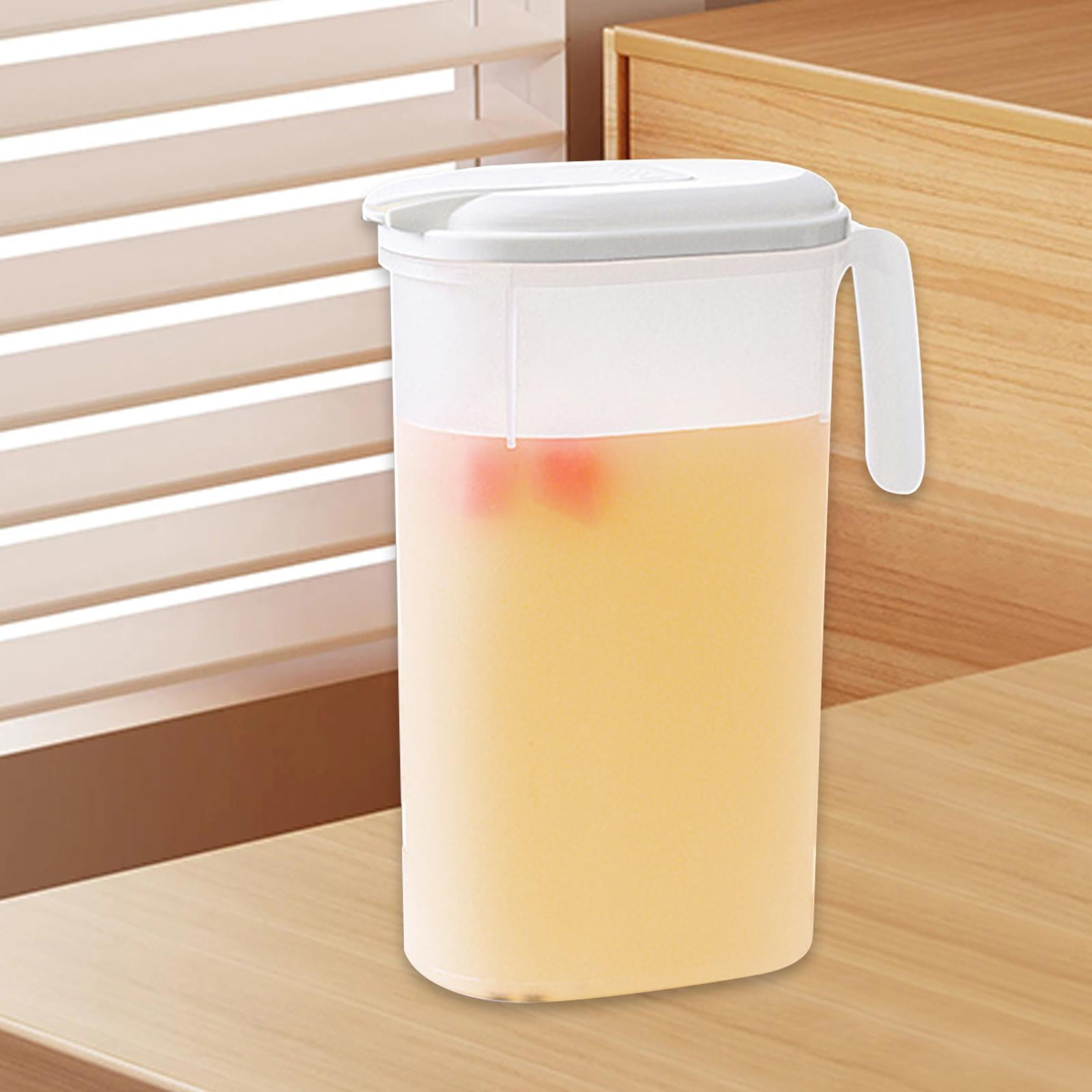 LOVIVER Pitcher with Lid Cold Brew Kettle Clear Multipurpose Water Jug ...