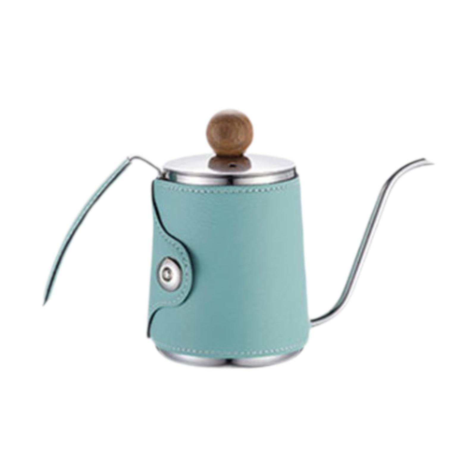 LOVIVER Pour Oven Coffee Kettle Gooseneck Neck with Scale 350ml Coffee ...