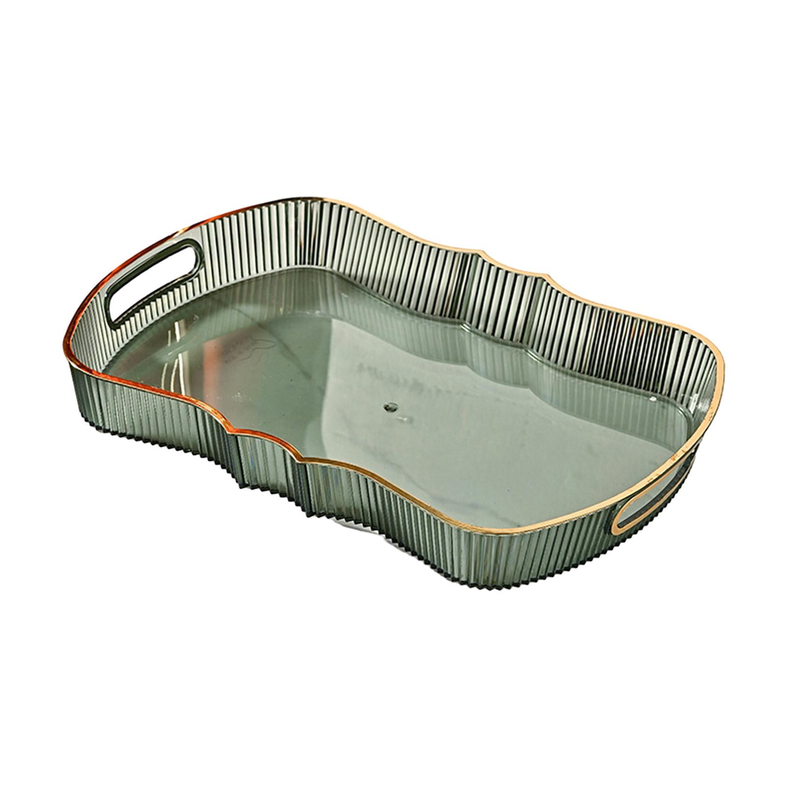 LOVIVER Serving Tray Vanity Tray Serving Plate Nordic Desk Organizer ...