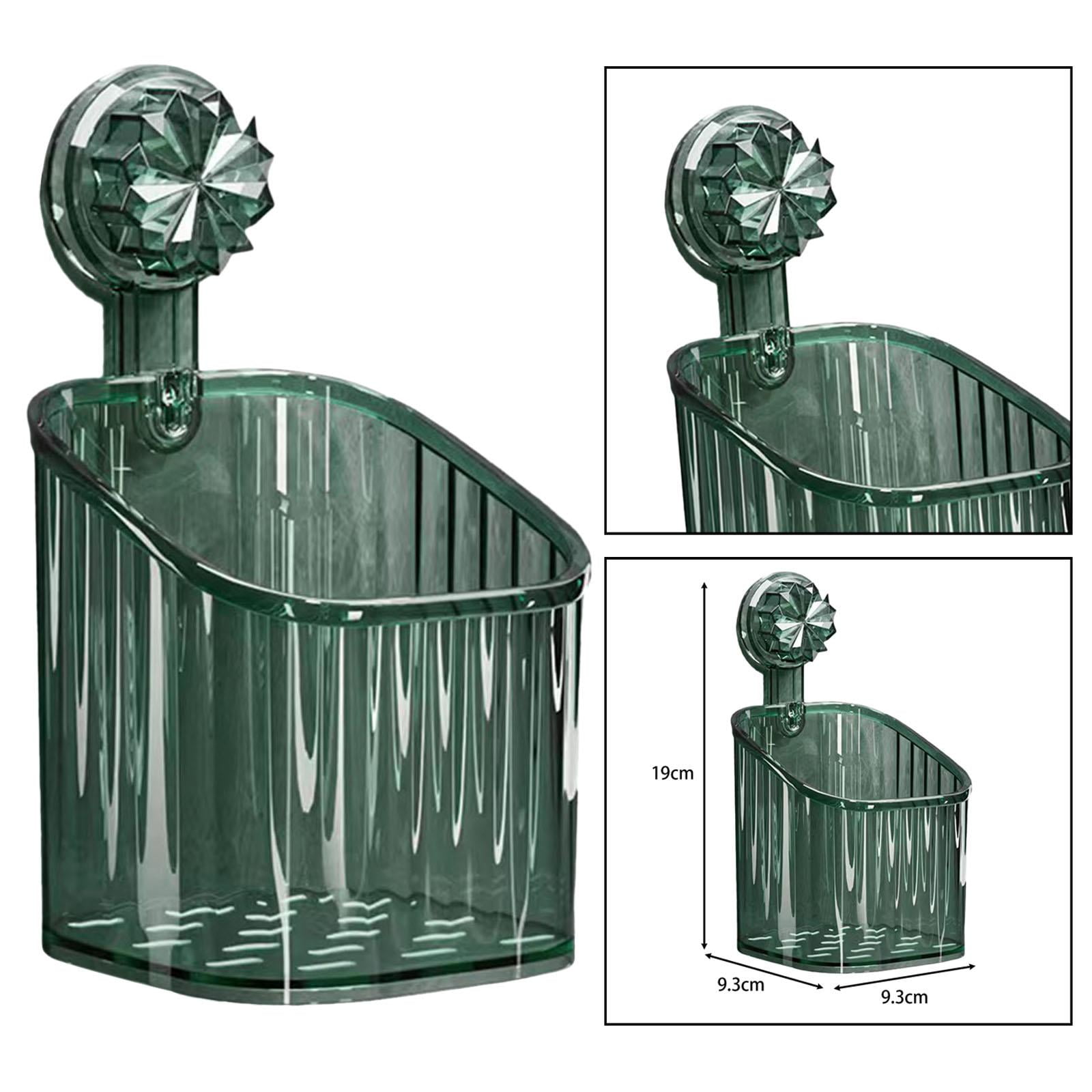 LOVIVER Shower Bathroom Floating Shelf Clear Reusable Waterproof Shower ...